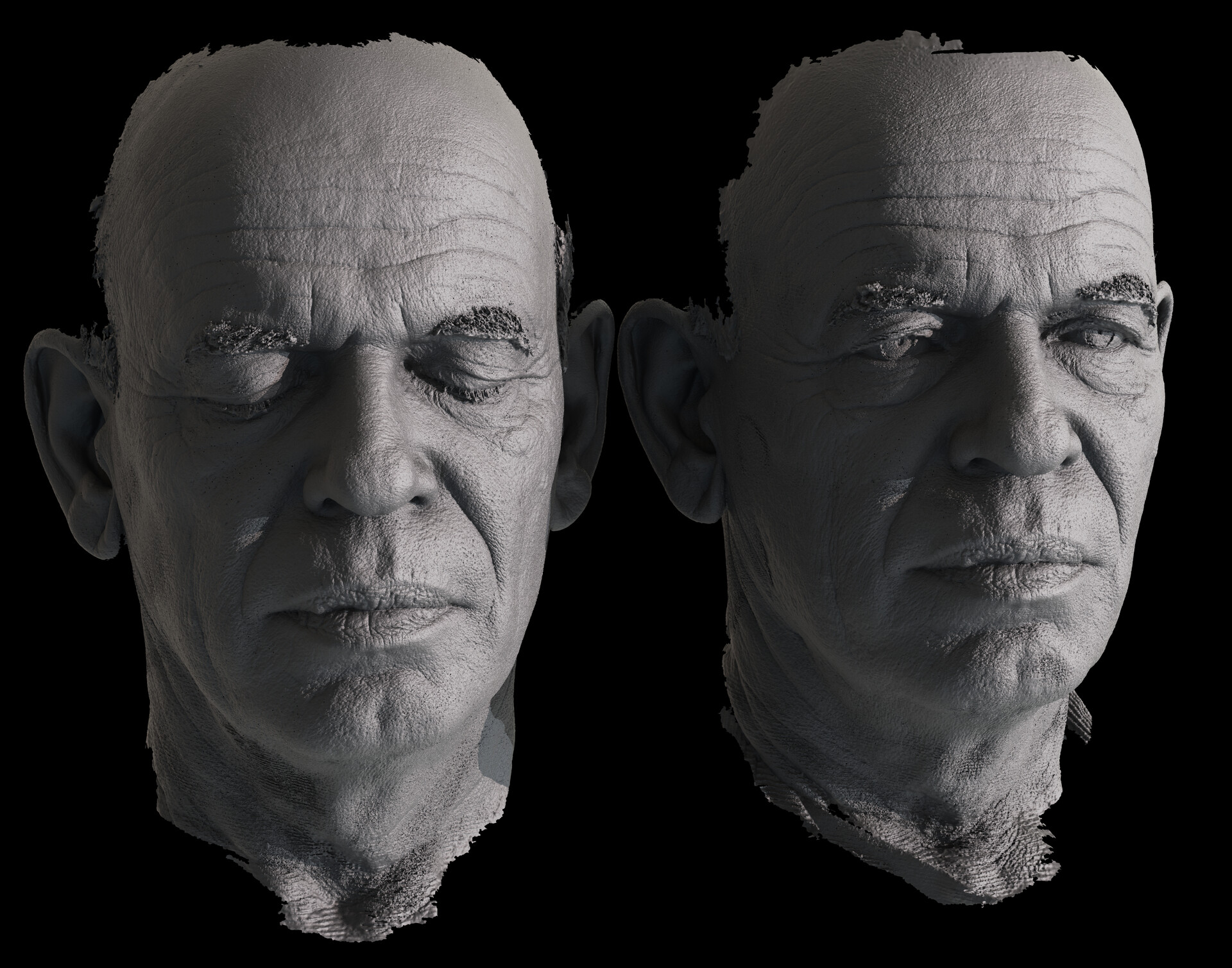 ArtStation - Middle aged man Face scan