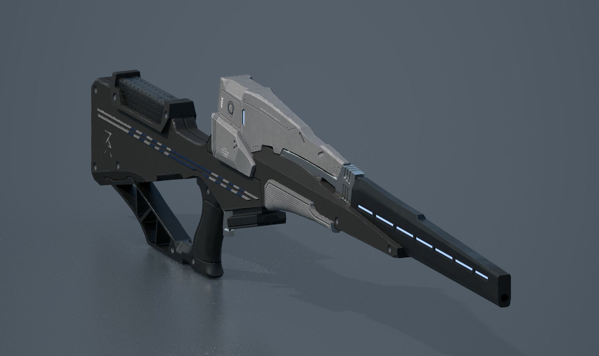 ArtStation - Magnetic Sniper Rifle