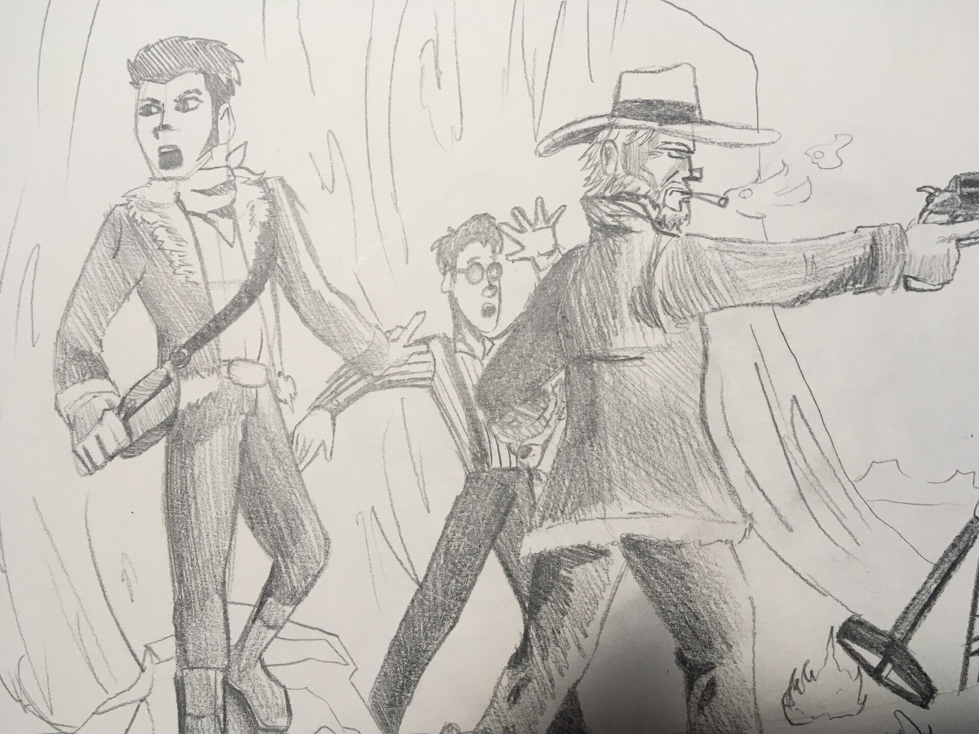 ArtStation - Fortune Hunters (concept sketch)