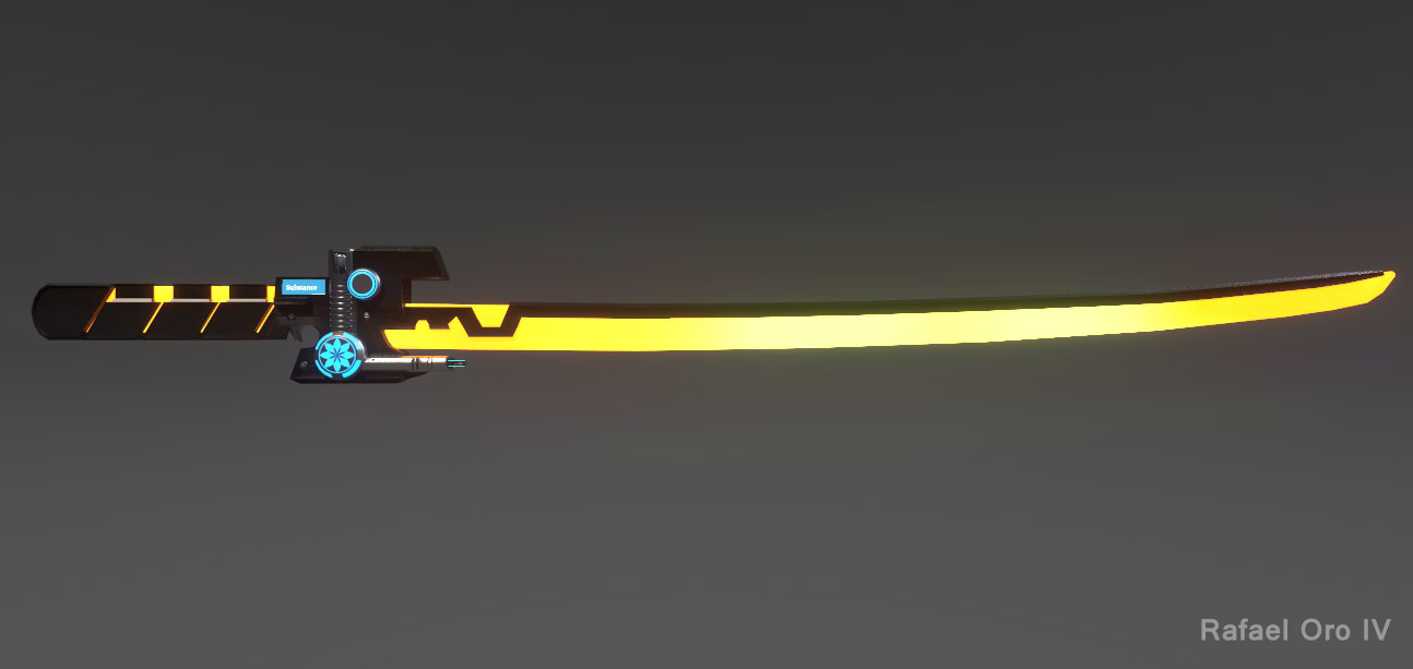 futuristic ninja sword