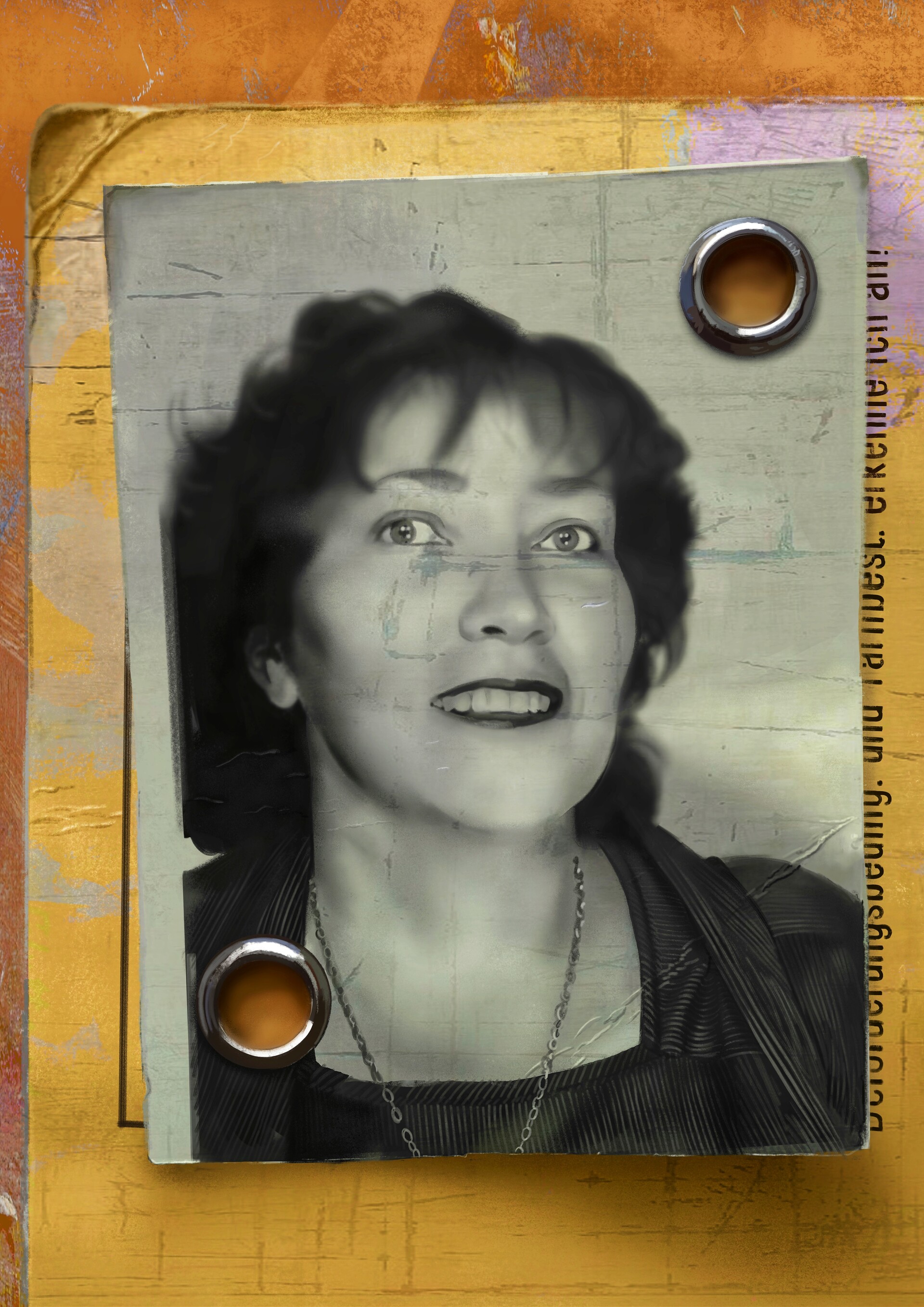 Guenter Zimmermann - Find (my mother). Digital painting.