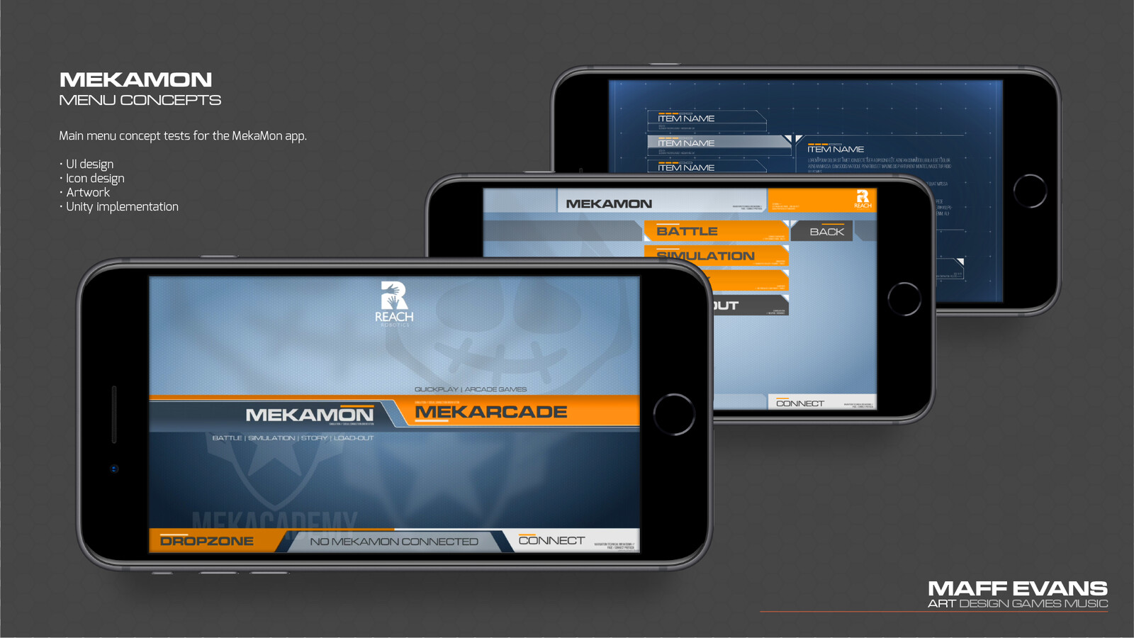 Maff Evans - Mekamon V1