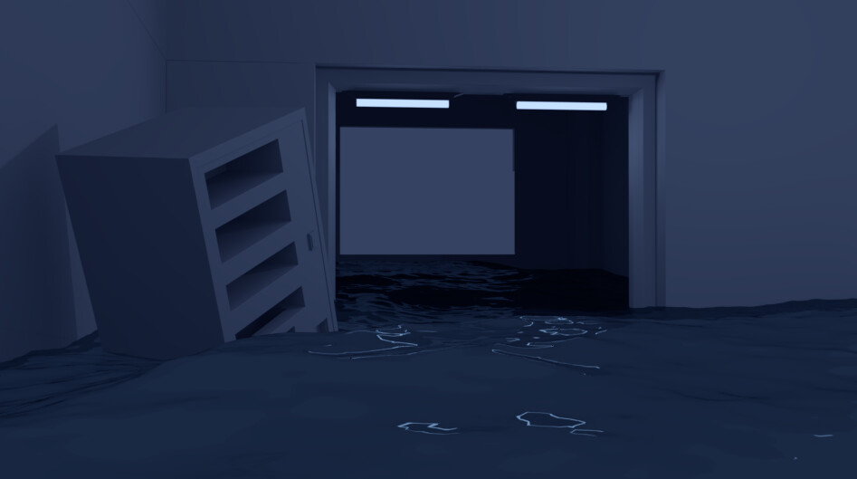 ArtStation - Flooded Room