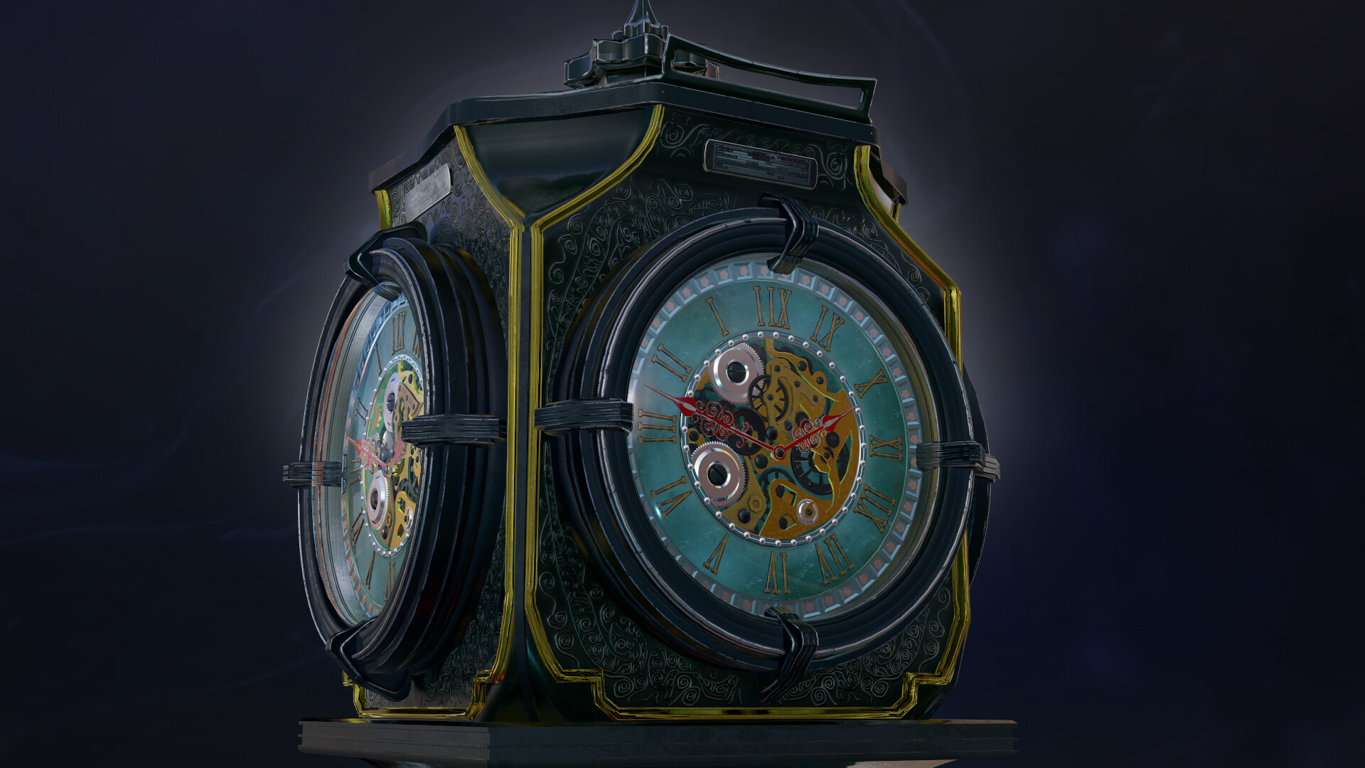 serhan dereli - Steampunk Clock
