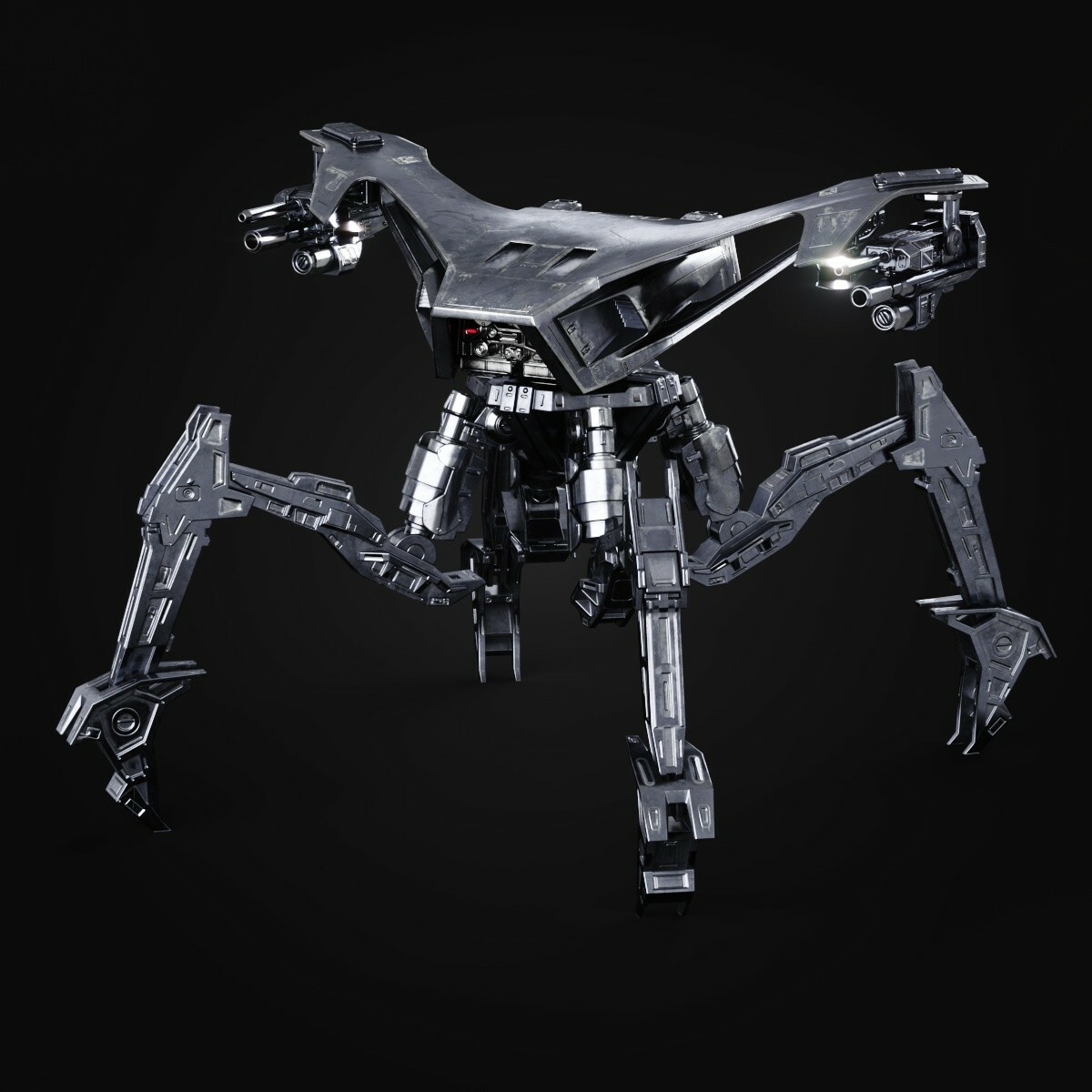 Grigoriy Kryuchenko - Terminator 2 - HK-Aerial and HK-Centurion (Low-Poly)