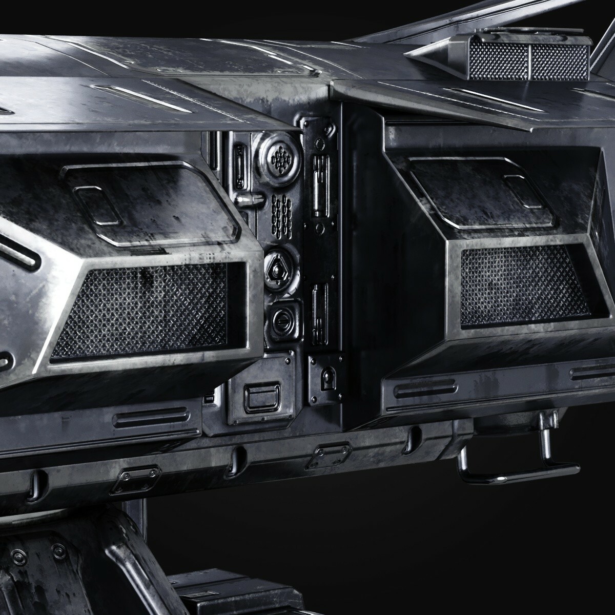 Grigoriy Kryuchenko - Terminator 2 - HK-Aerial and HK-Centurion (Low-Poly)