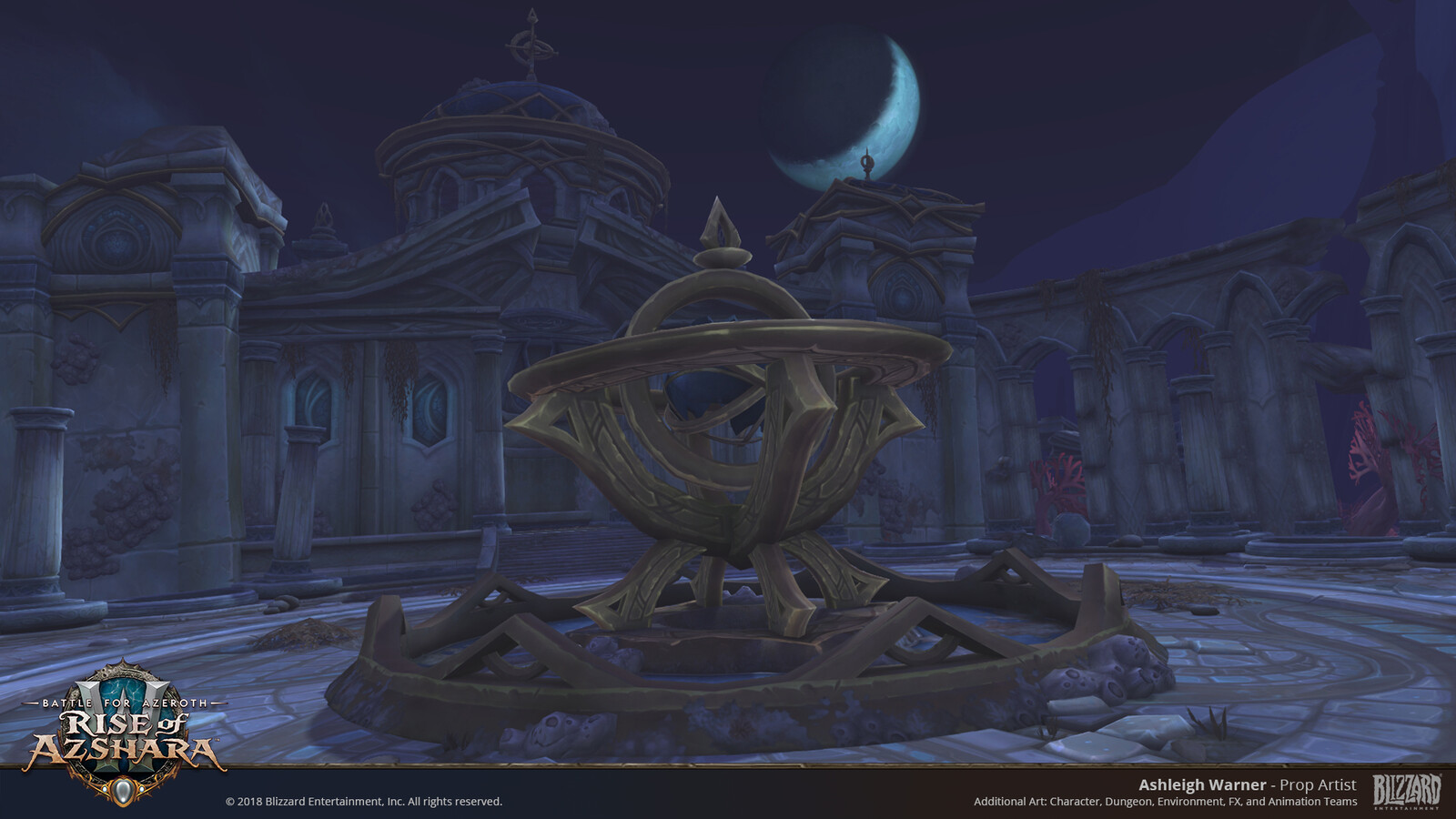 Ashleigh Warner - Zin-Azshari Props - World of Warcraft: Battle for Azeroth