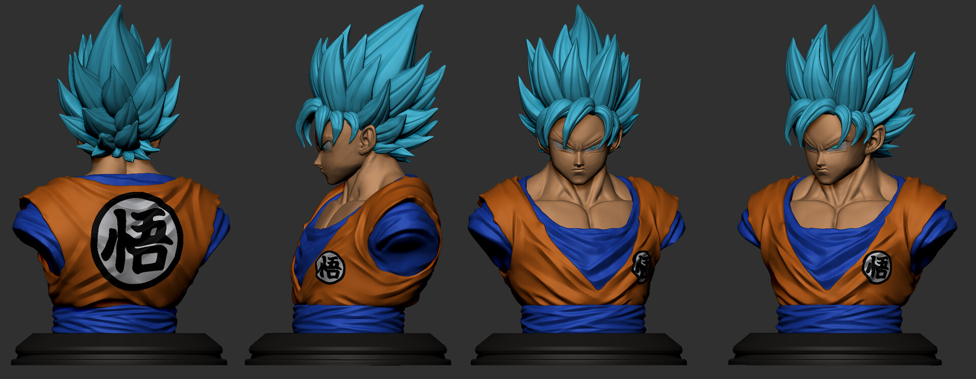 ArtStation - son goku bust