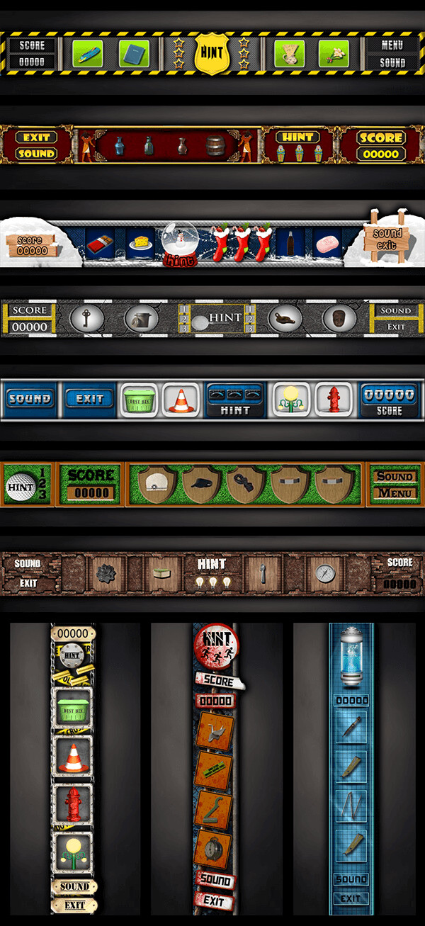 ArtStation - Game layout/ GUI