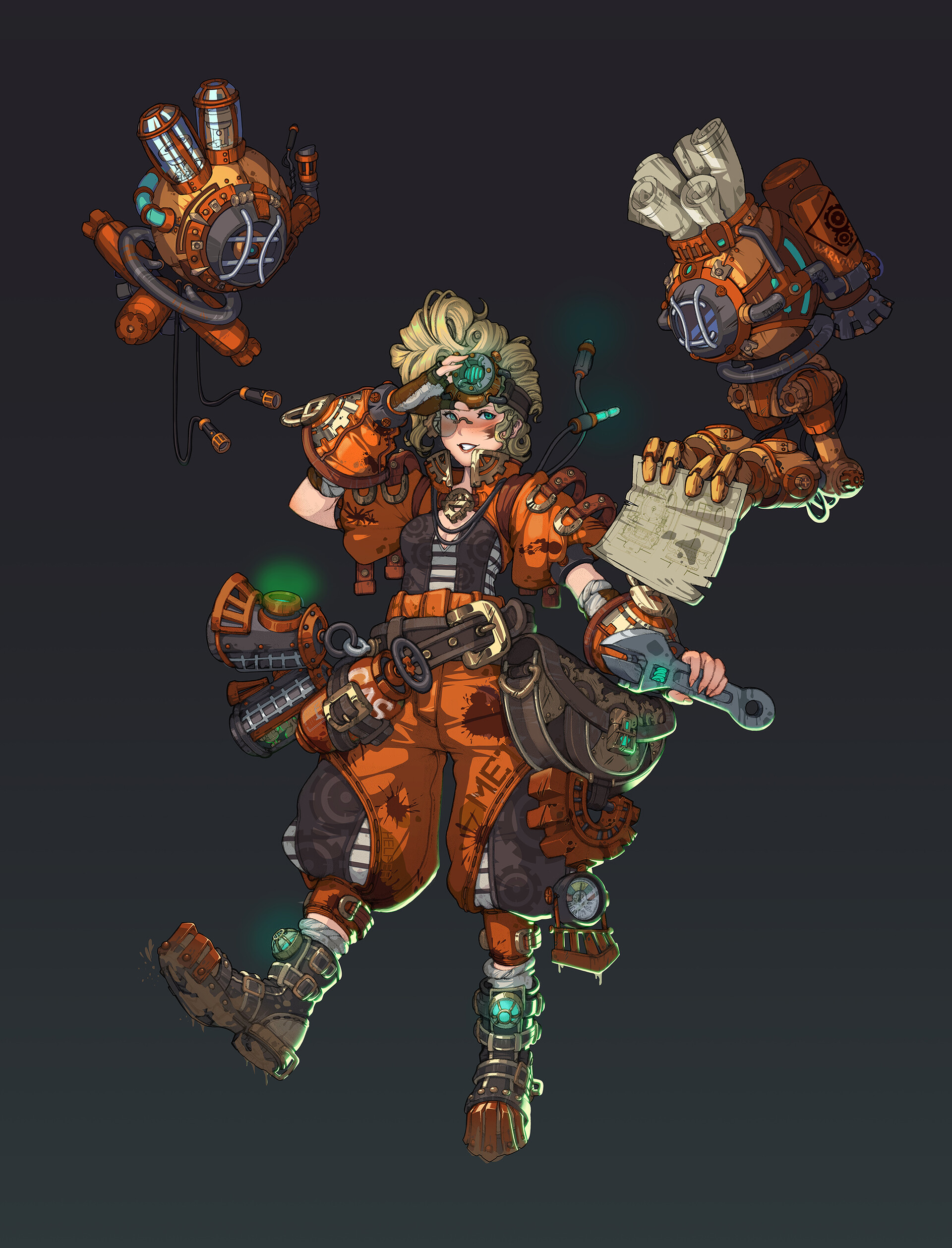 ArtStation - Train mechanic