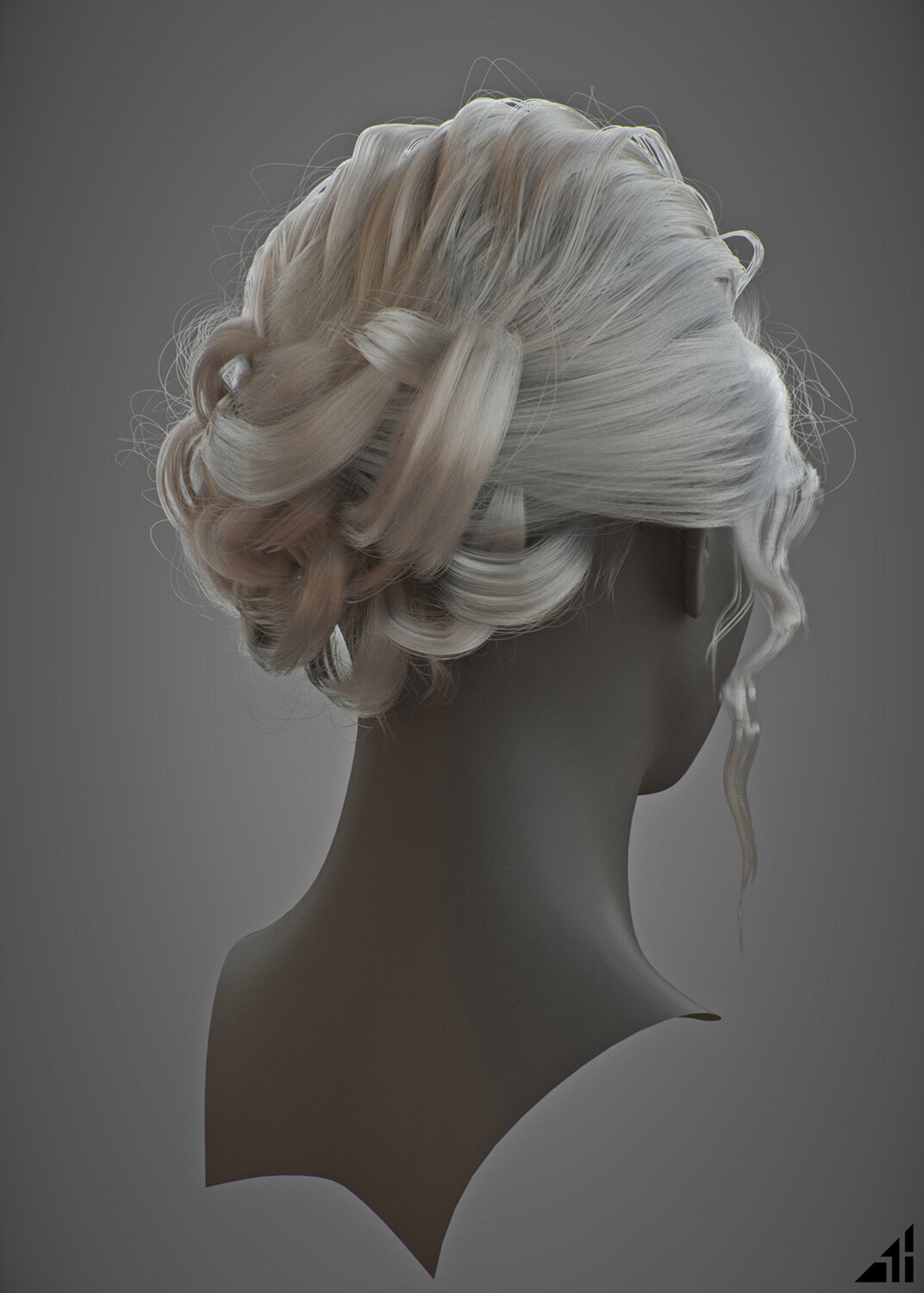 ArtStation - Braided hair