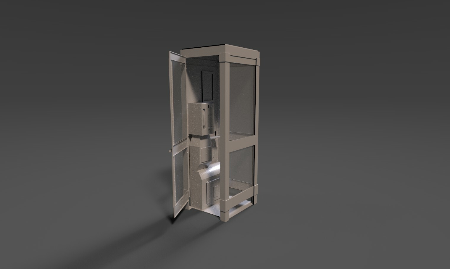 ArtStation - phone booth