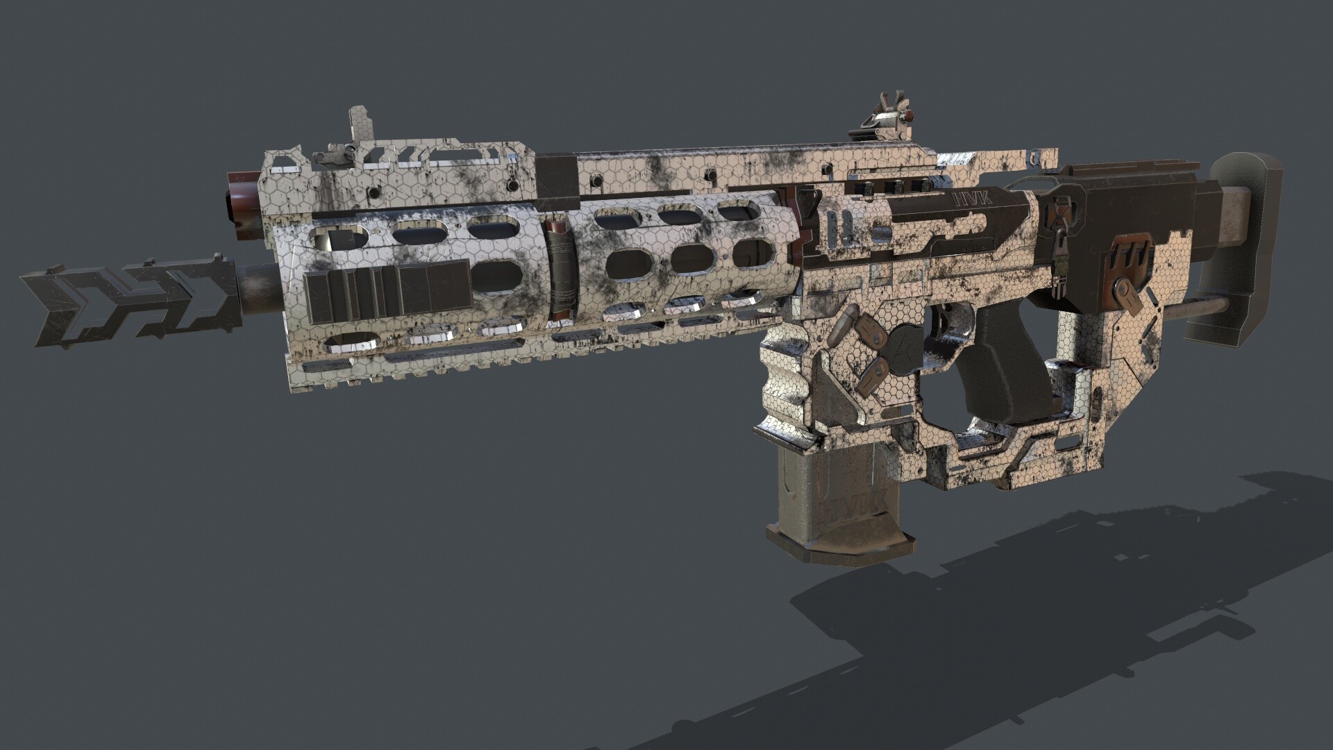 ArtStation - hvk30 call of duty gun modeling