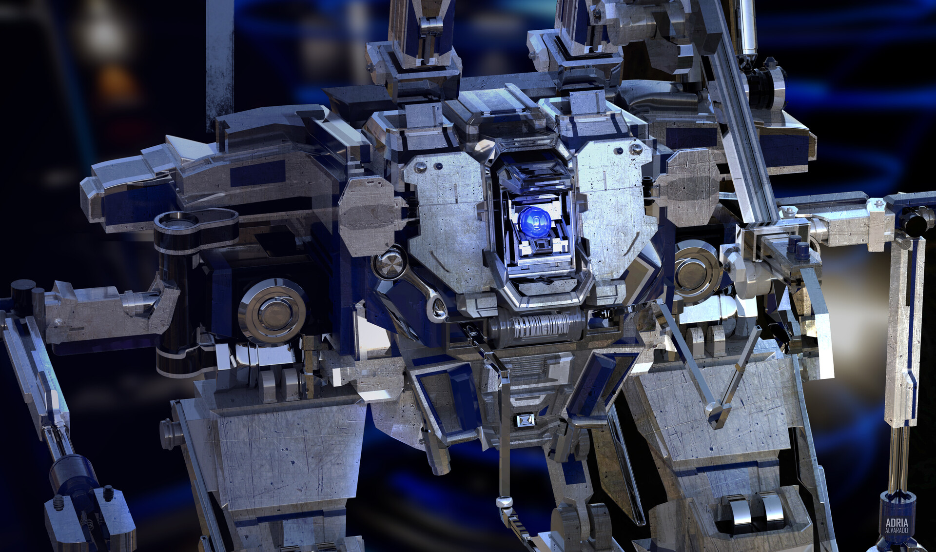 ArtStation - 3D Robot Practice