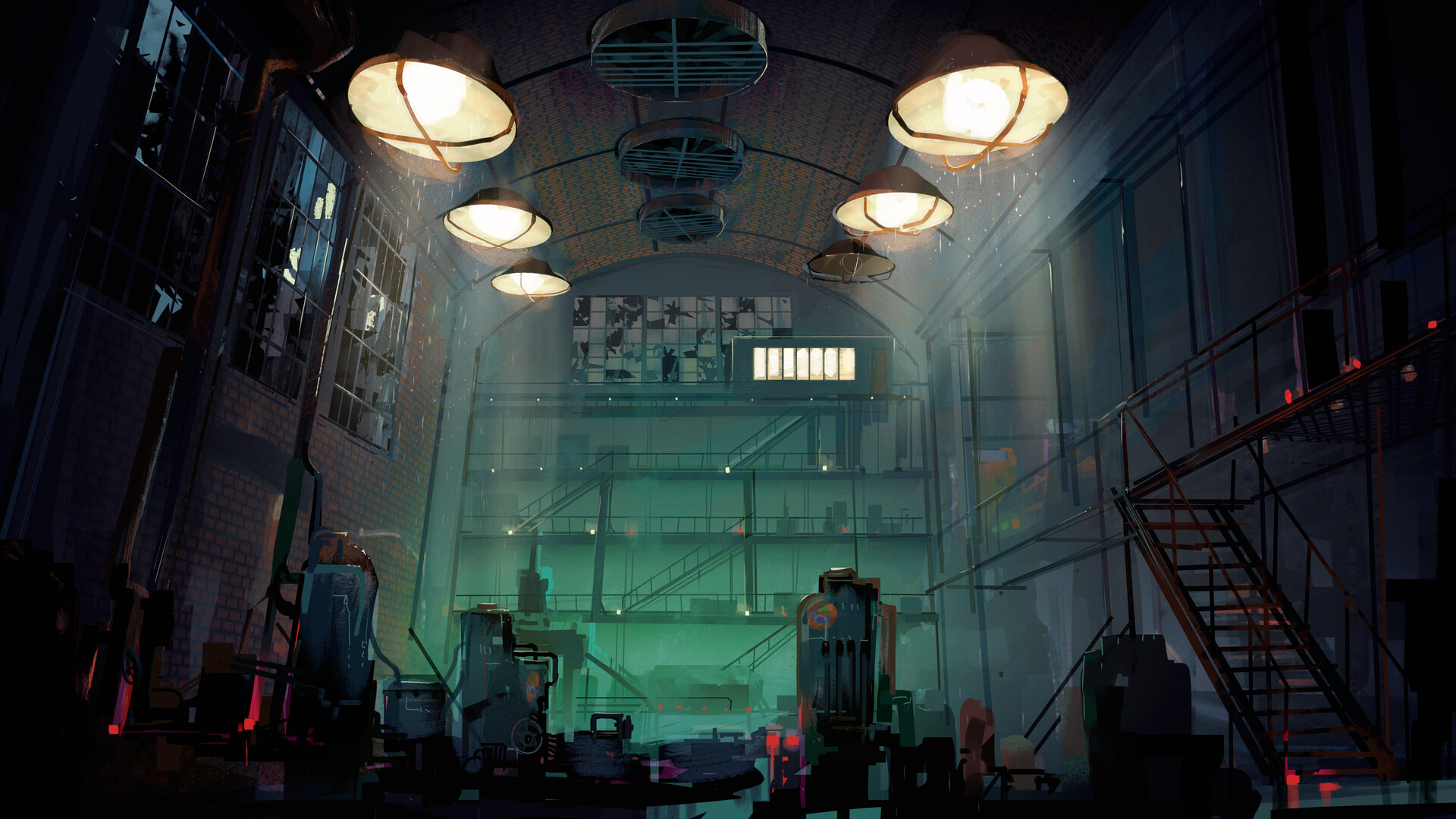 ArtStation - Deserted Factory