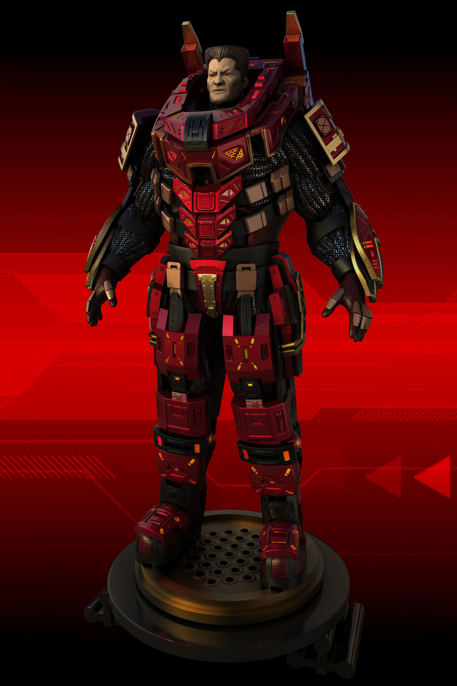 ArtStation - HEAVY SCI-FI ARMOR