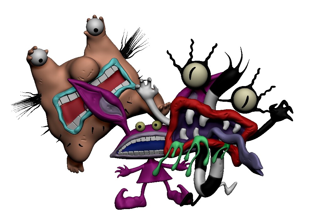 Michelle Mauk - Aaah! Real Monsters! Sculpt and render