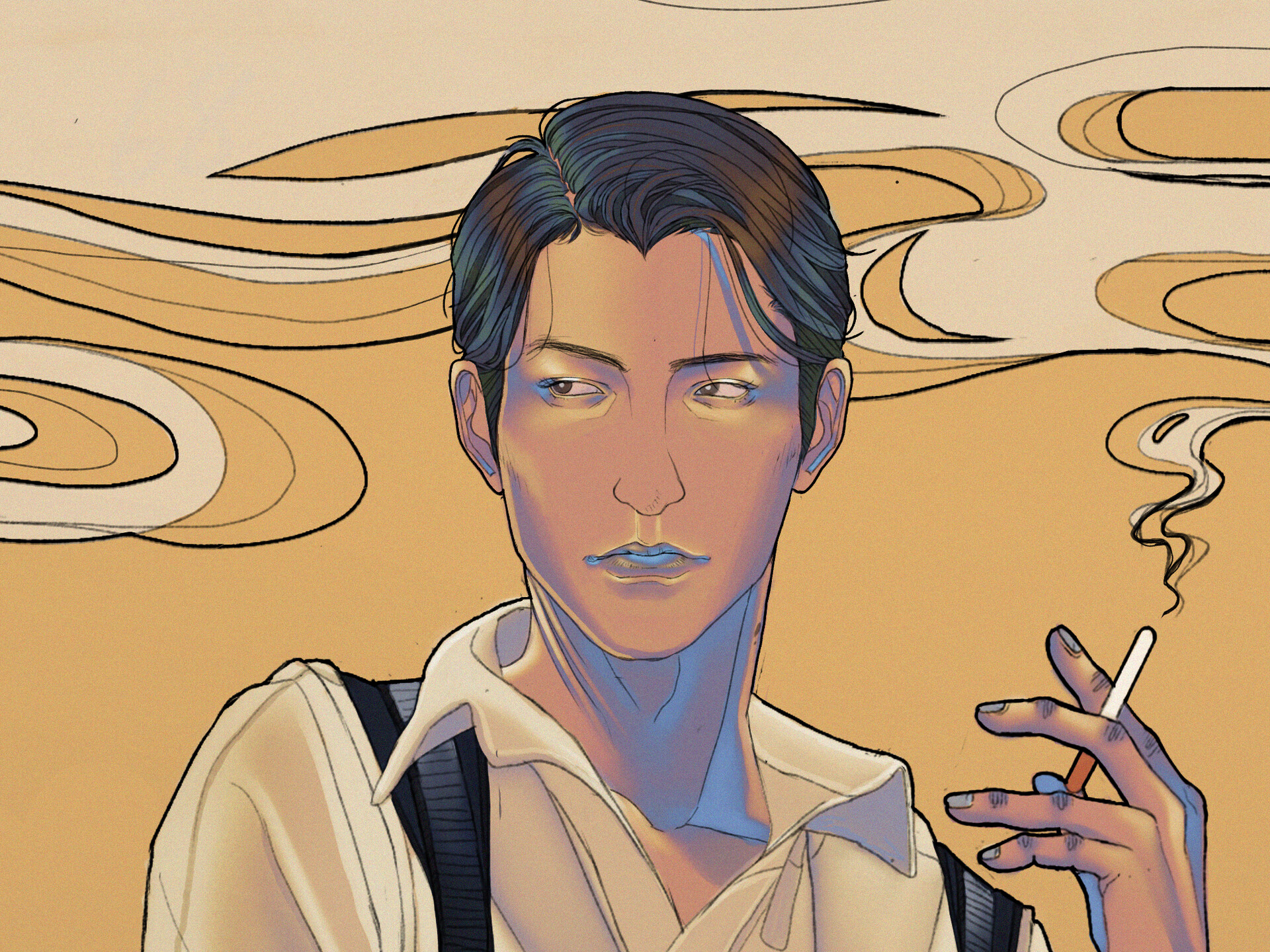 Natividad Reyes - [Fanart] The Matrix x The Silver Case - 20th Anniversary