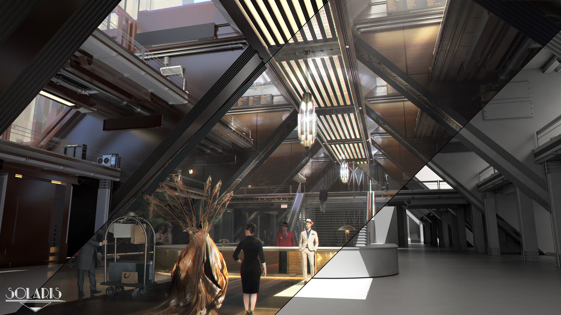 Jose Borges - Solaris: Station Lobby