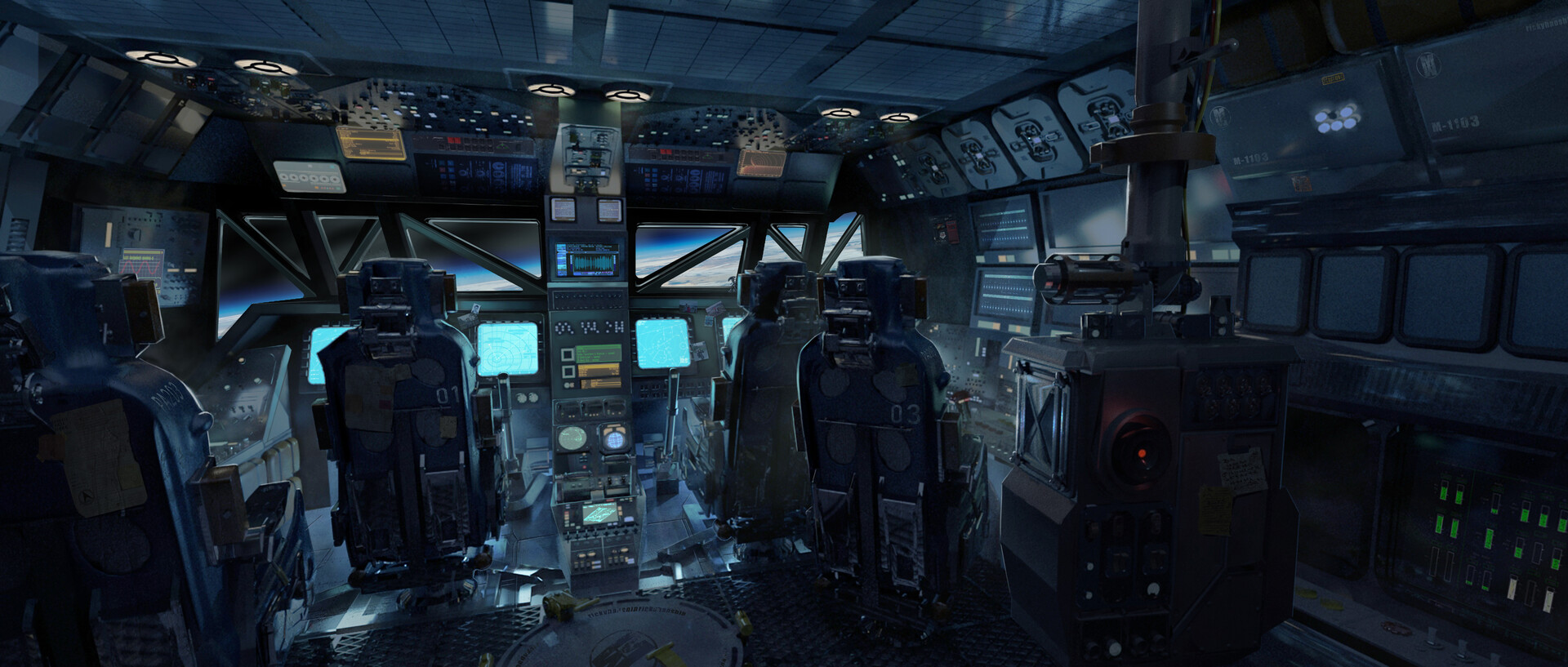 spaceship engine room