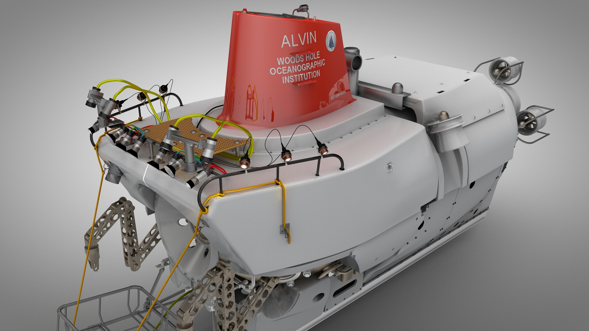 Dominik M. Tezyk - asisi "TITANIC" Project - Asset: ALVIN Submersible ...