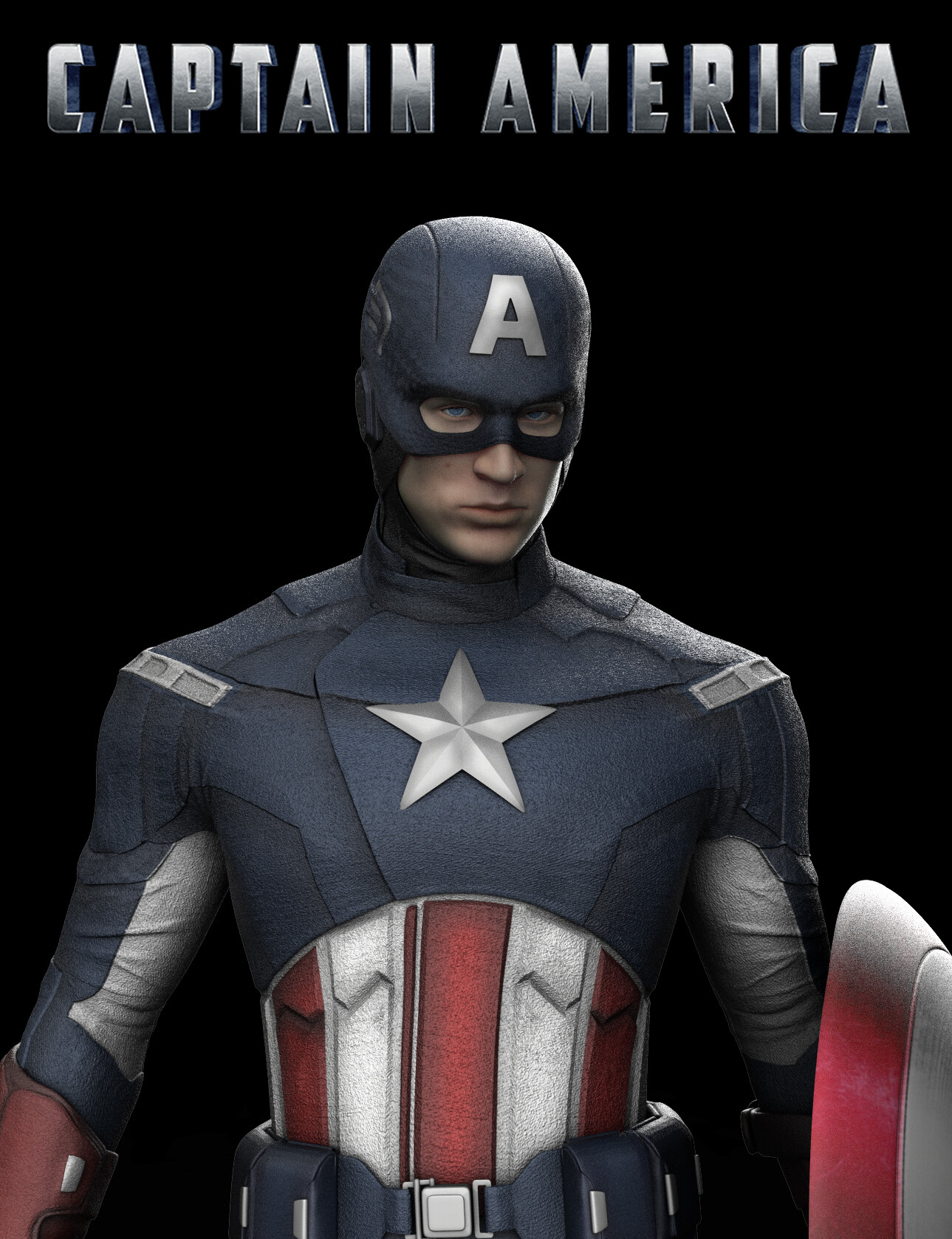 Dot Square - CAPTAIN AMERICA