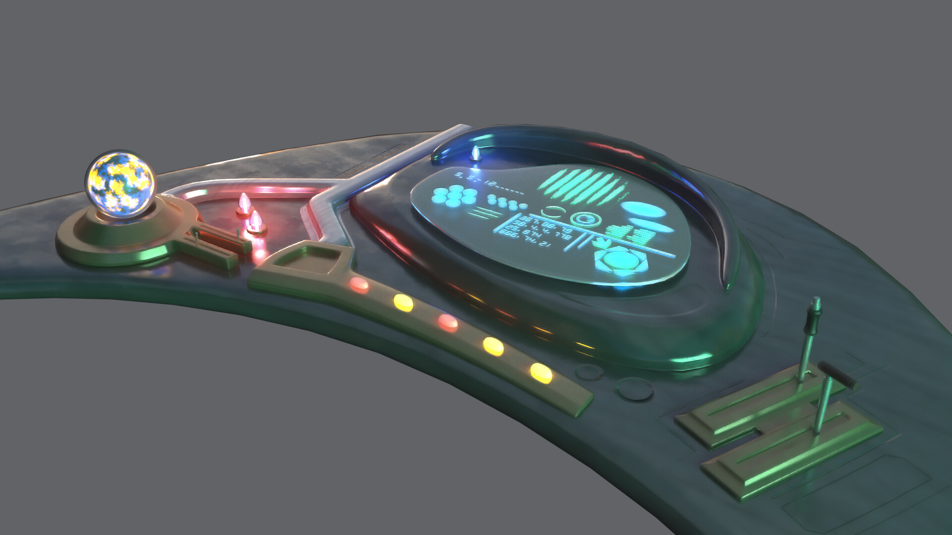 Jules Decossas - Alien control panel