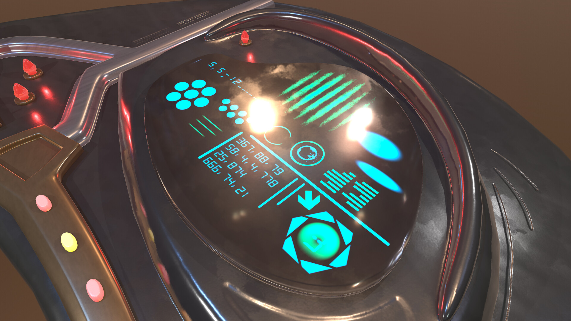 Jules Decossas - Alien control panel