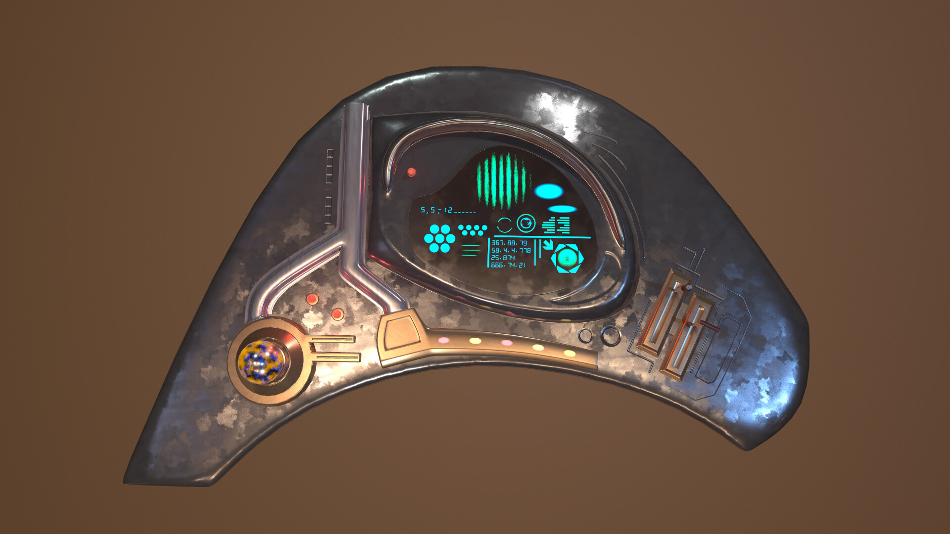 Jules Decossas - Alien control panel