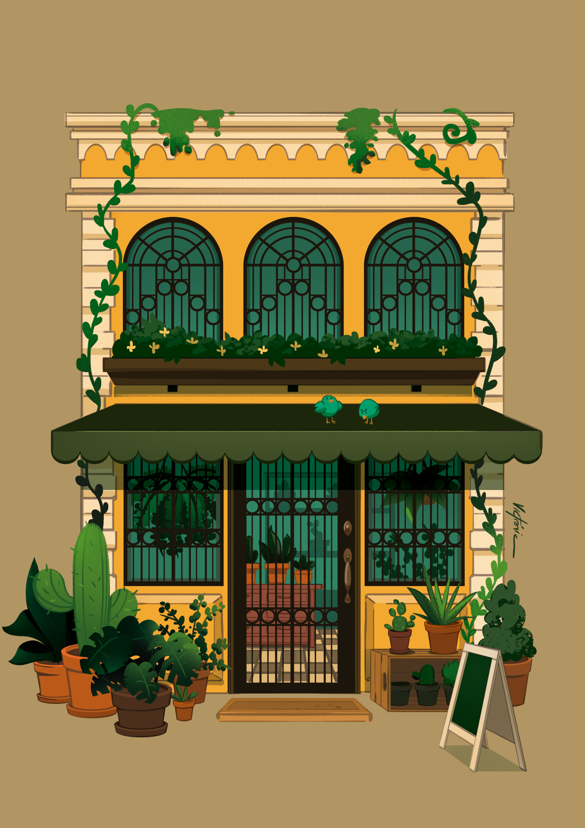 ArtStation - flower shop