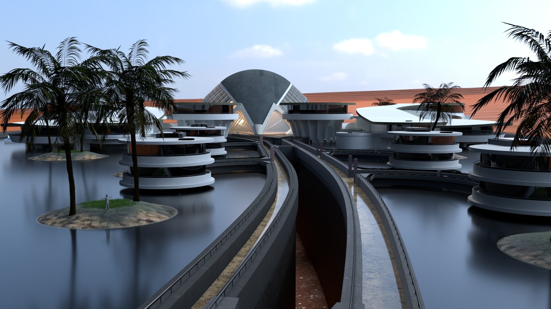 ArtStation - luxury Resort concept