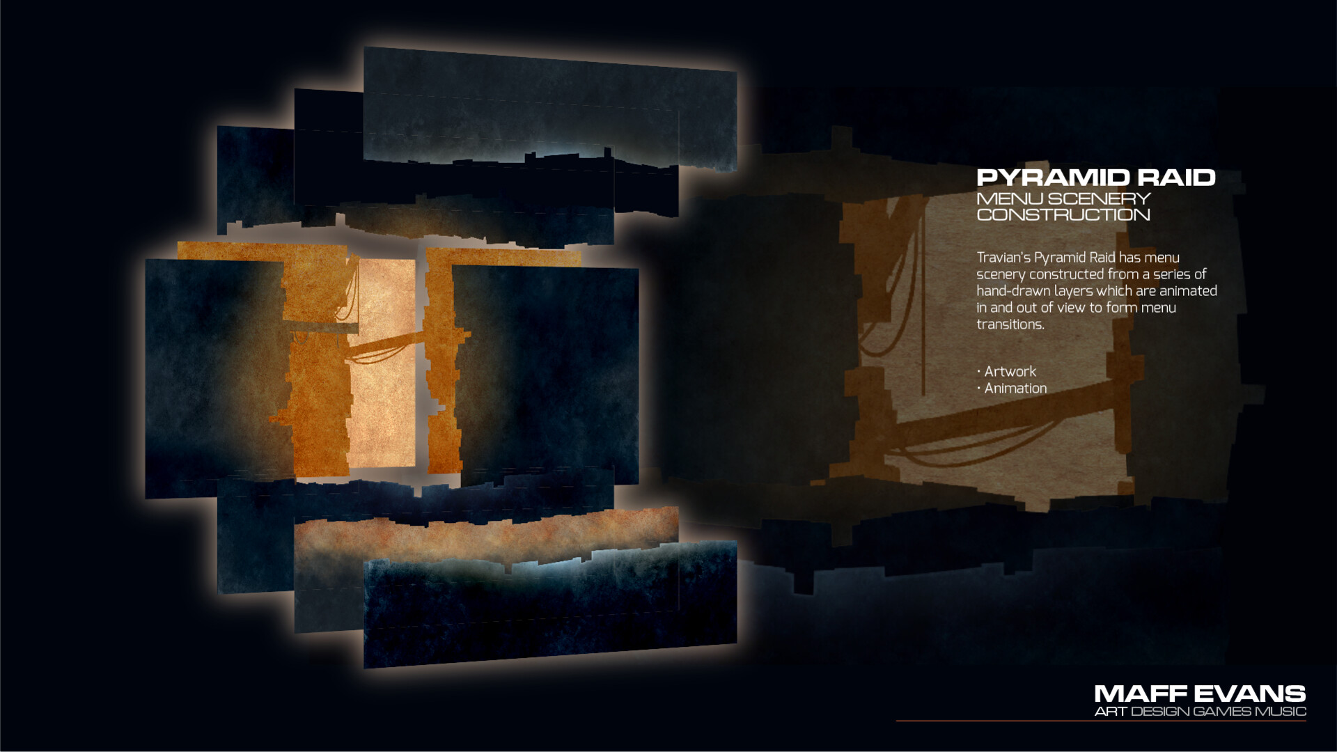 ArtStation - Pyramid Raid: Menus