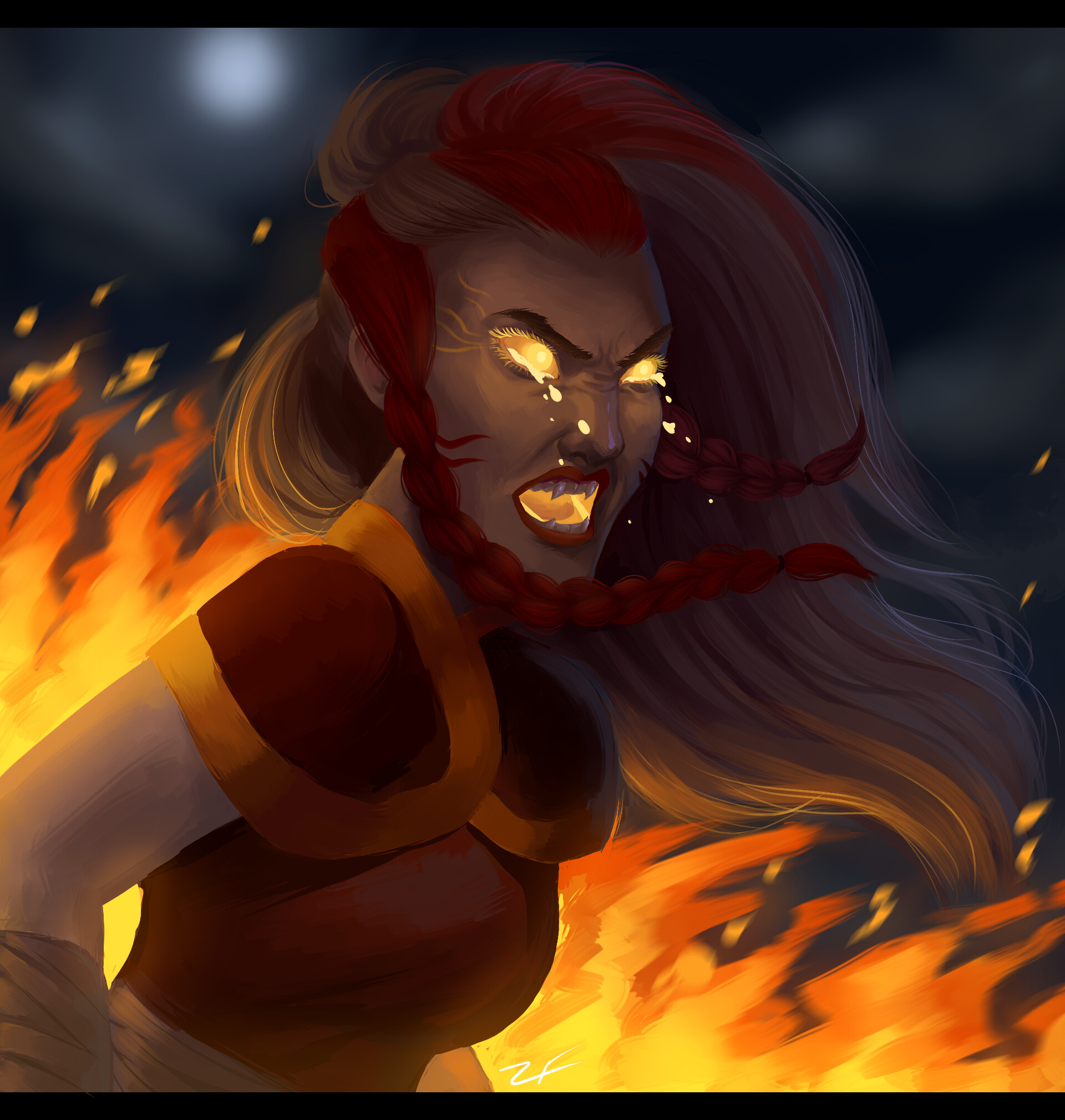 ArtStation - Fire spirit