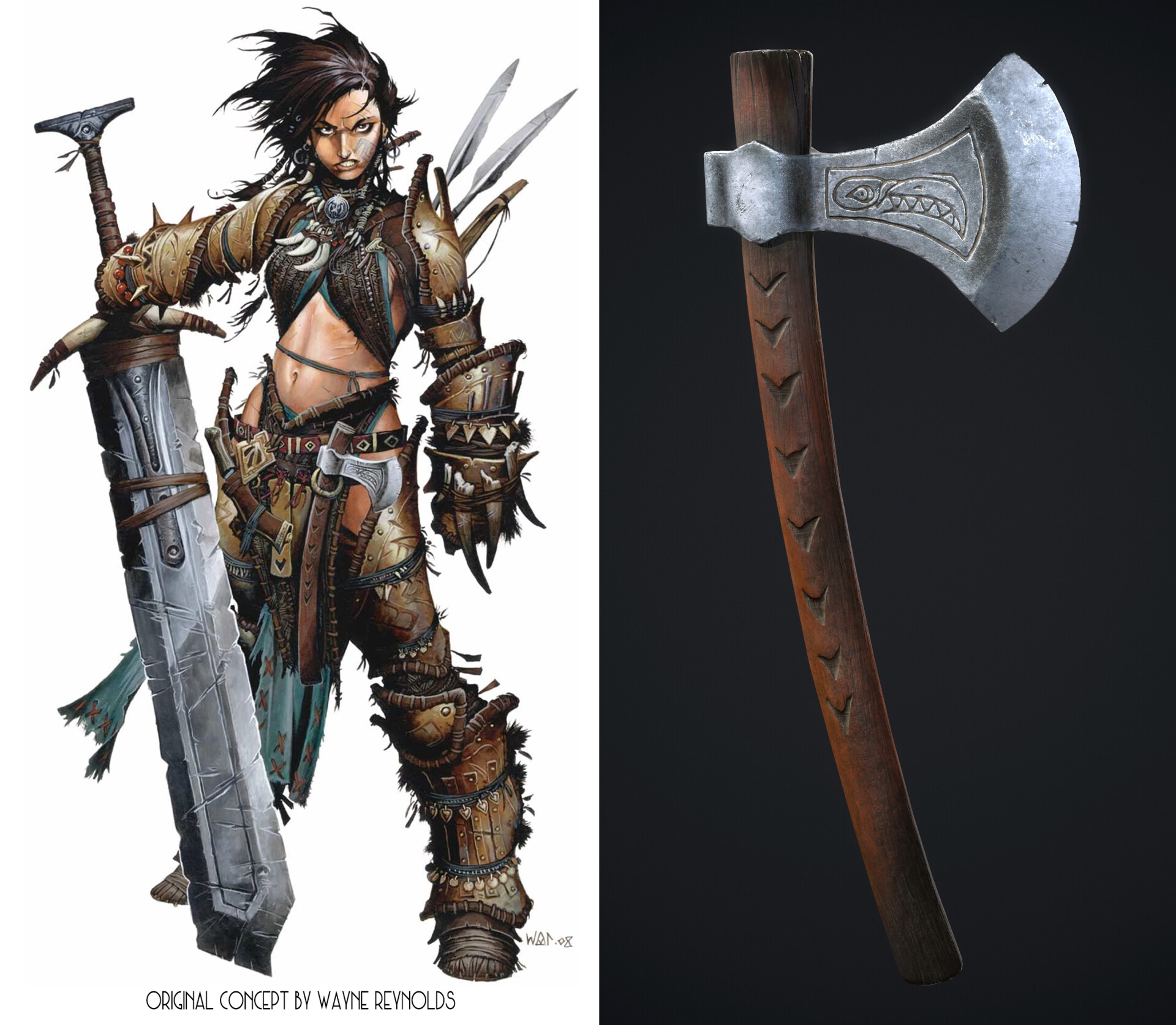 Alex Andrews - Amiri's HandAxe - Pathfinder