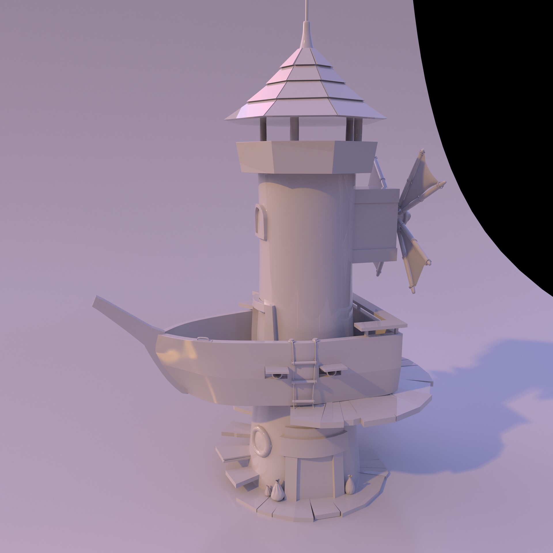 ArtStation - Light house tower