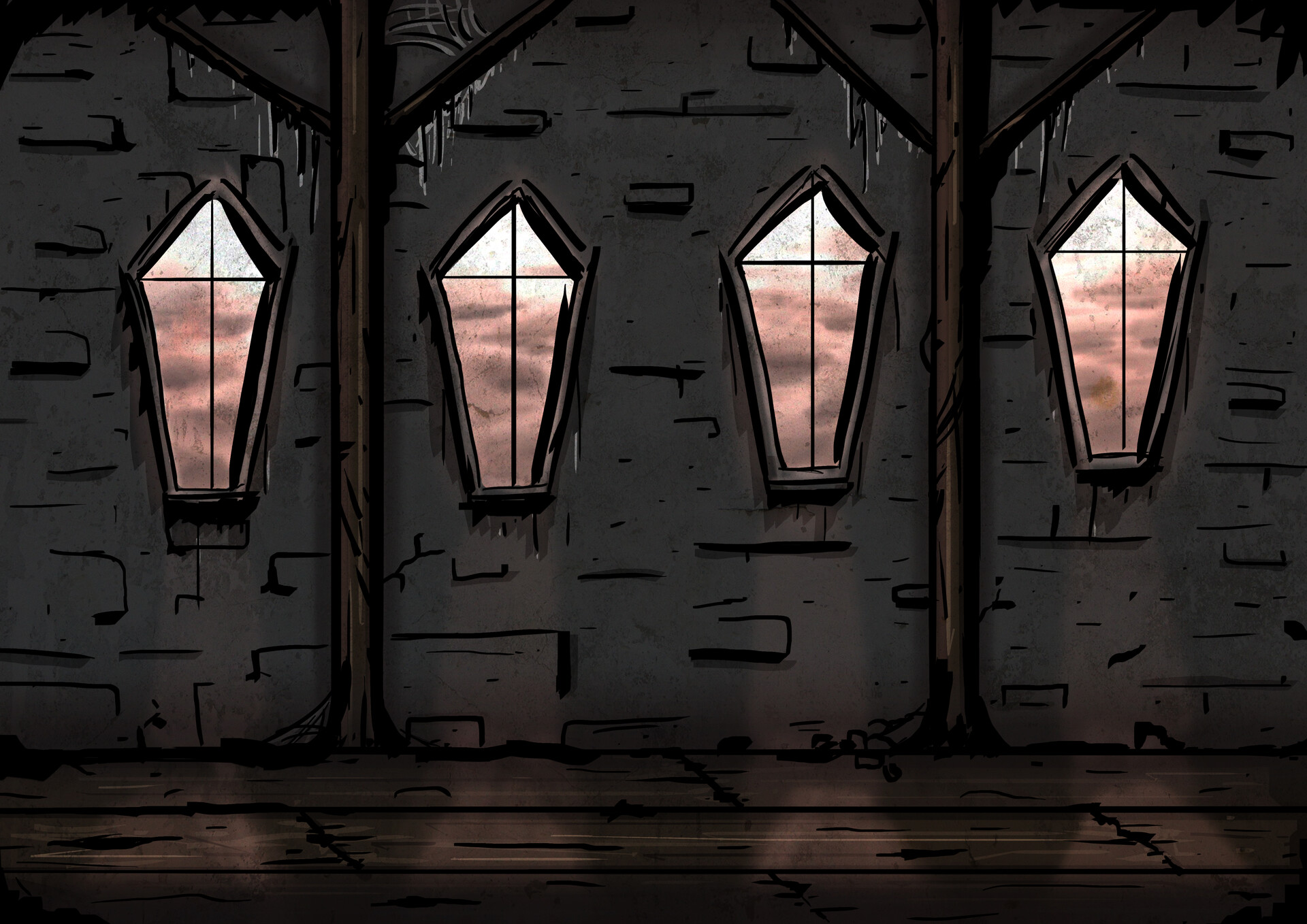 Mark Collins - Darkest Dungeon style artwork