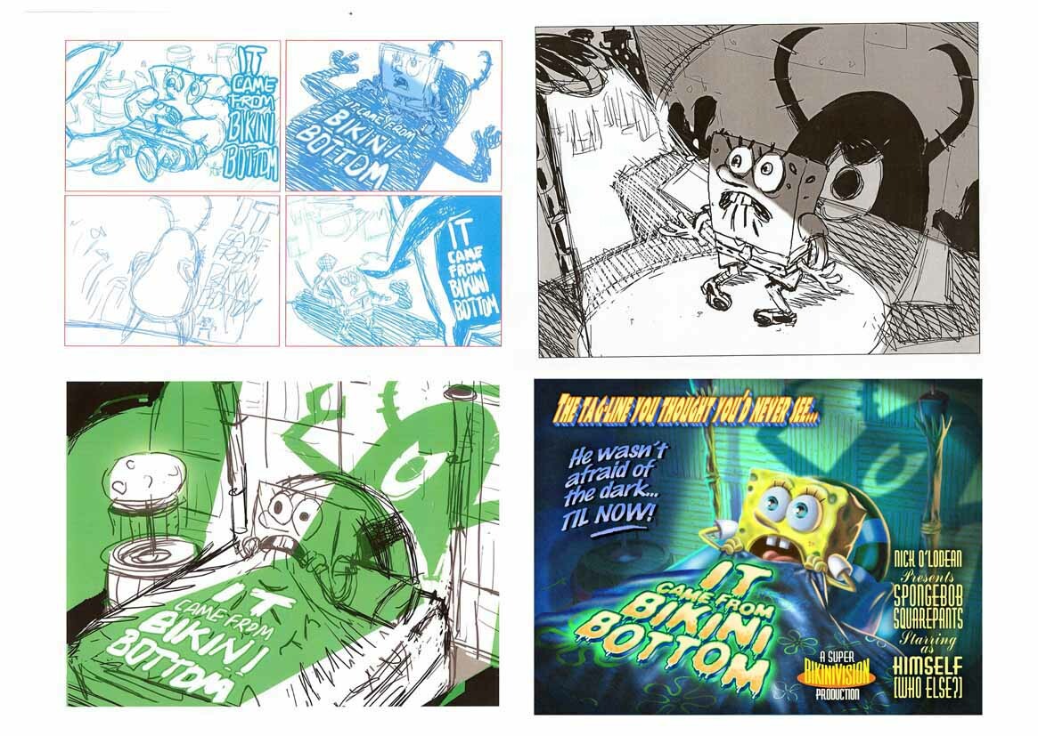 stephen baskerville - SpongeBob Video-game Loading Screen Illustration