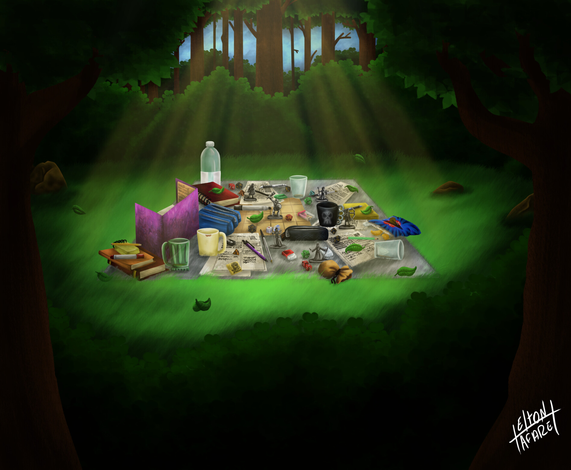 ArtStation - RPG in the woods