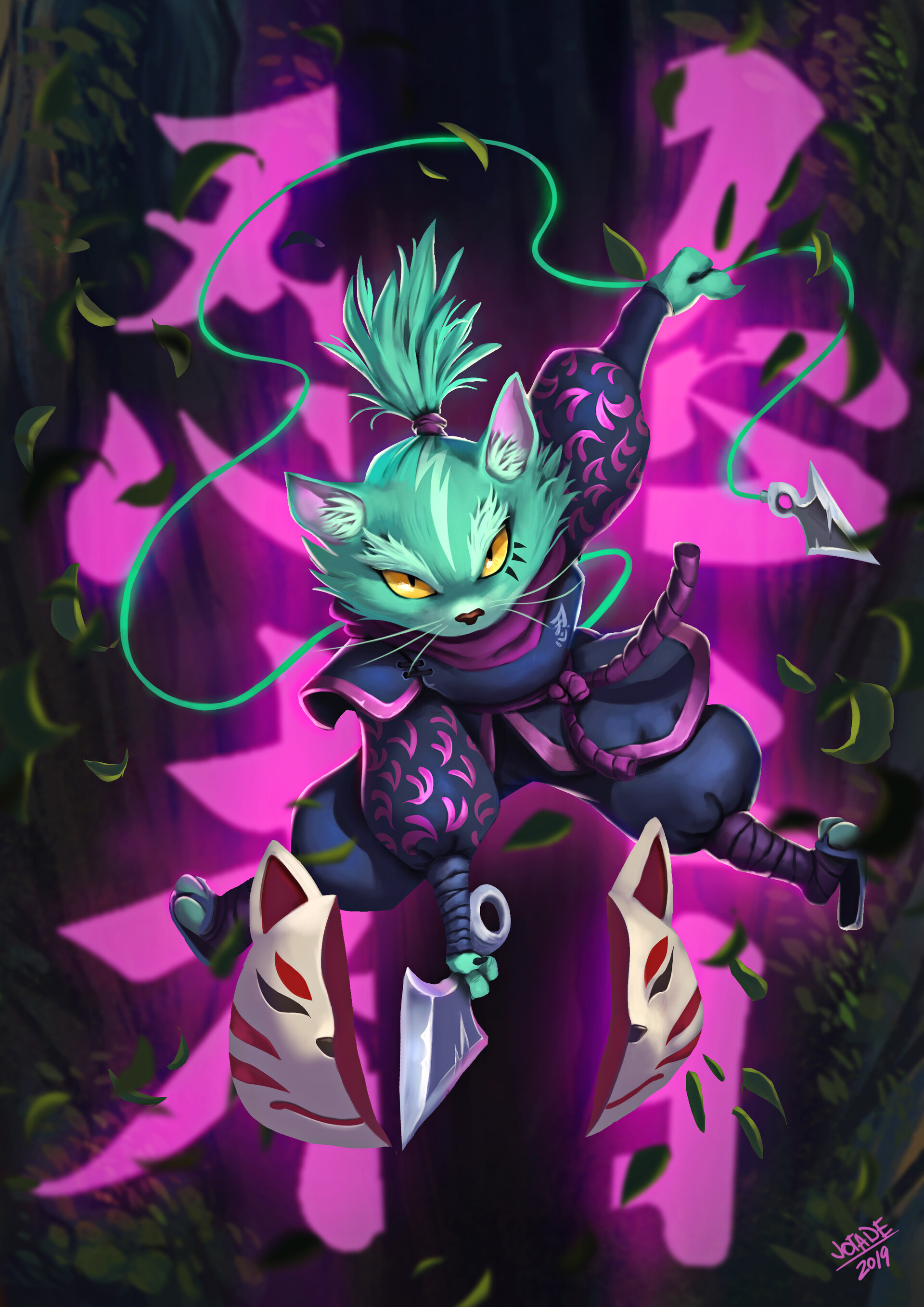 ArtStation - Ninja Cat!