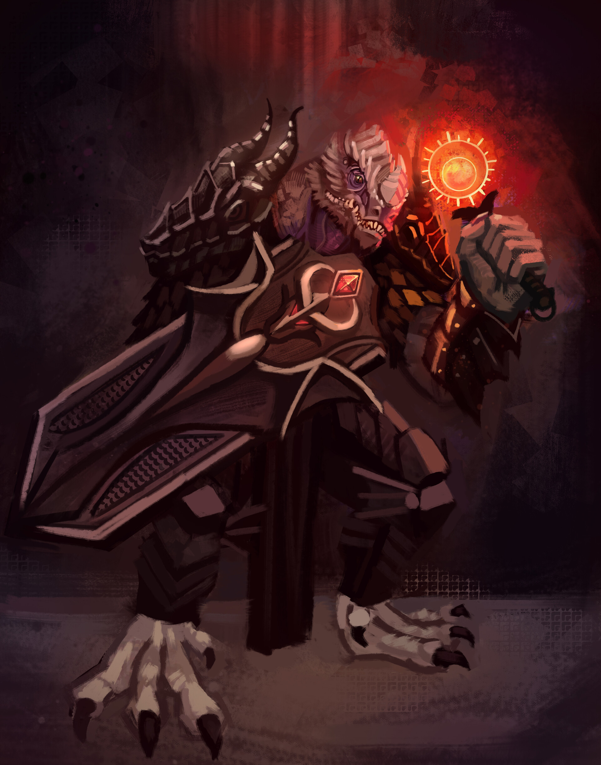 ArtStation - Dragonborn Paladin