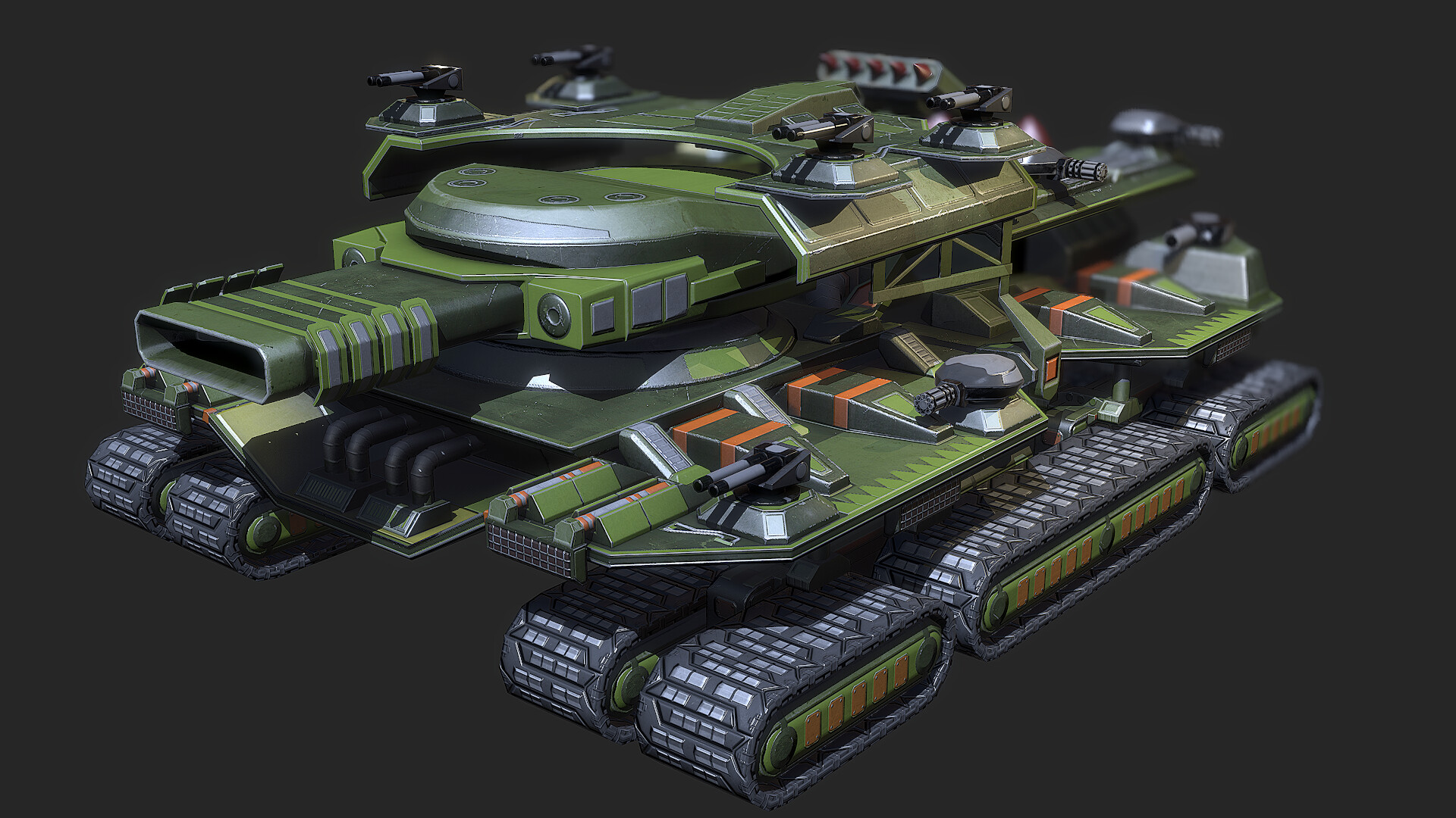 ArtStation - 3d Low poly tank