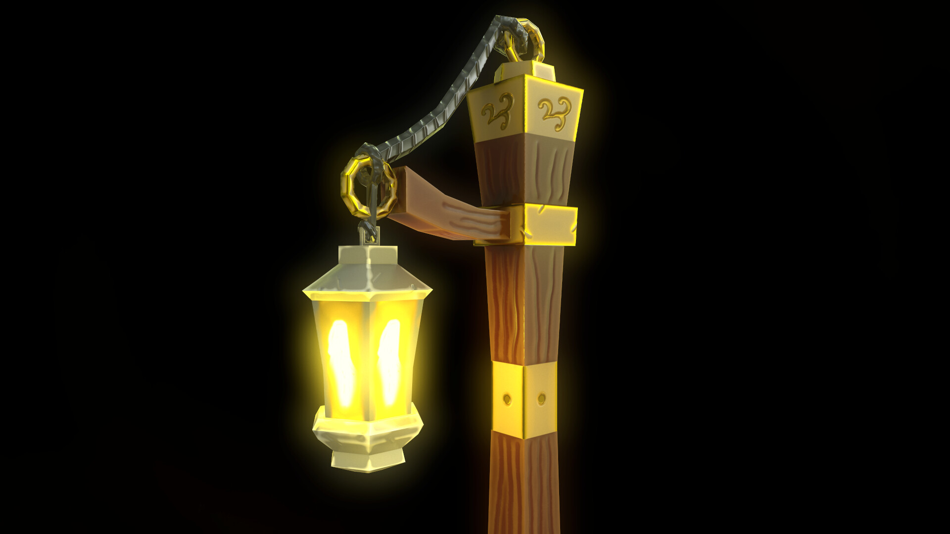 ArtStation - Stylized Lantern