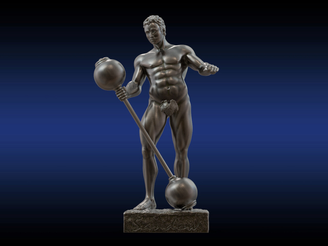 ArtStation - Sandow statue