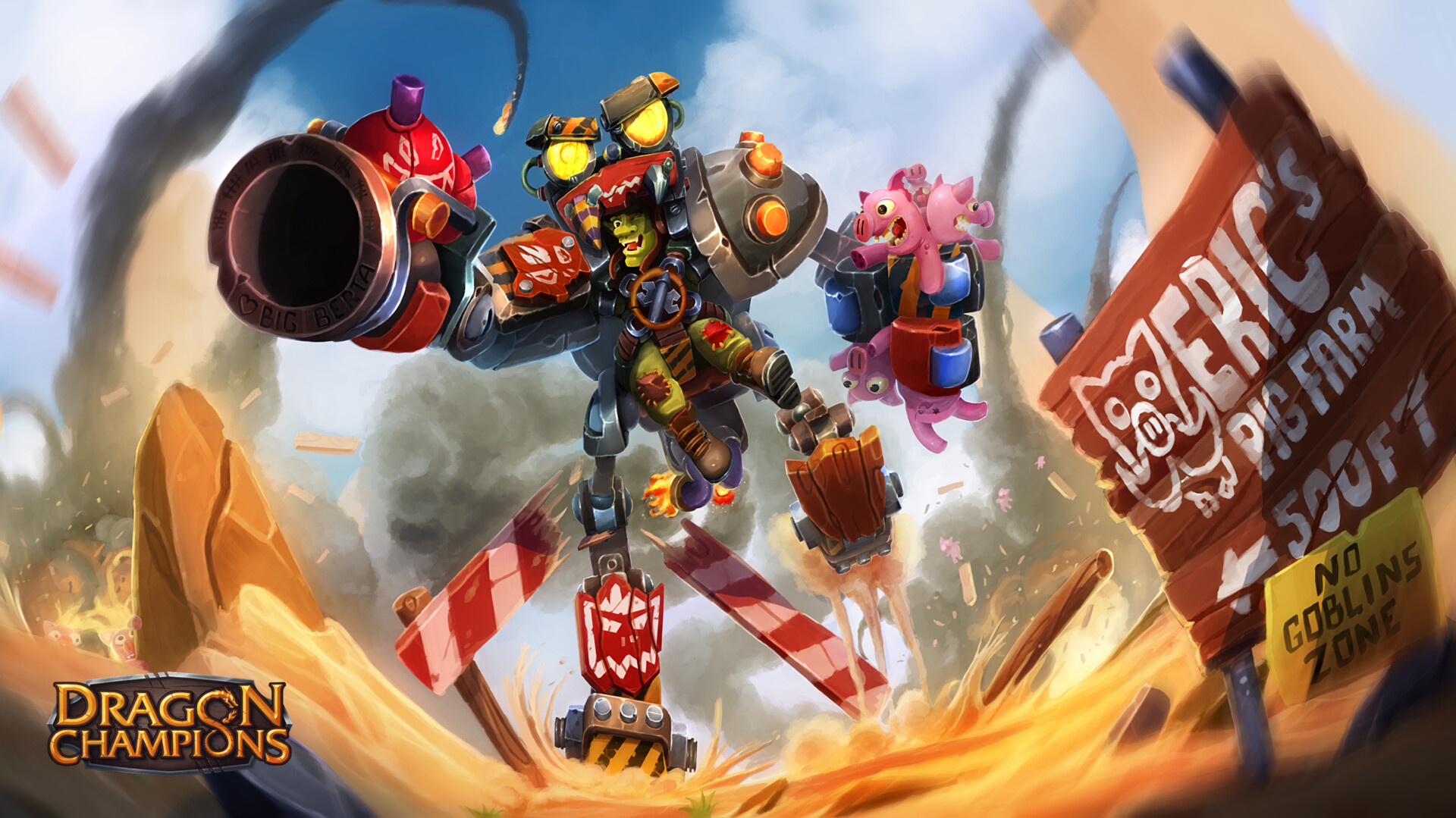 ArtStation - Goblin mech, Evgeniy Chuykov