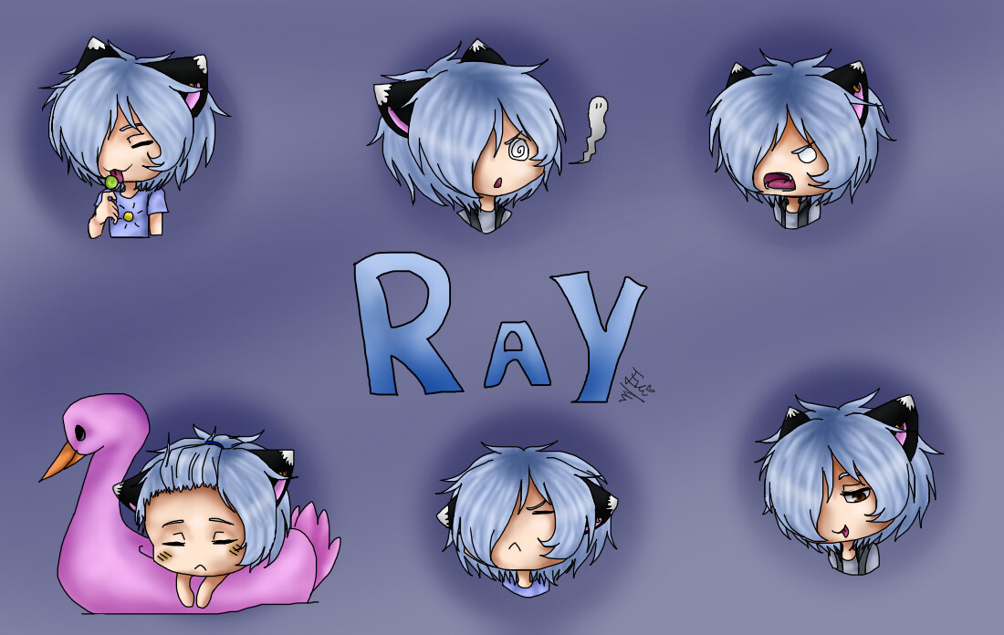 ArtStation - Chibi time! - Ray (My Oc)