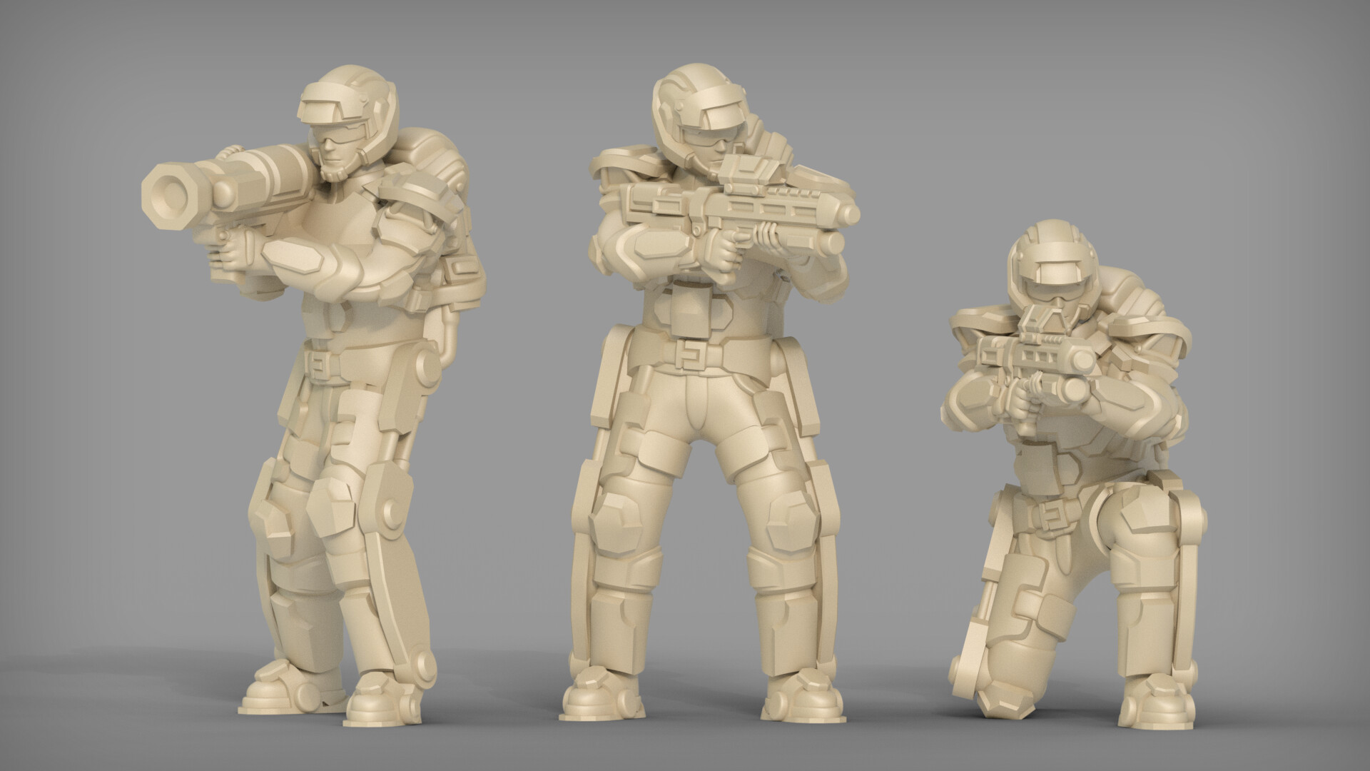 ArtStation - From Ashes commission - Pathfinder infantry models