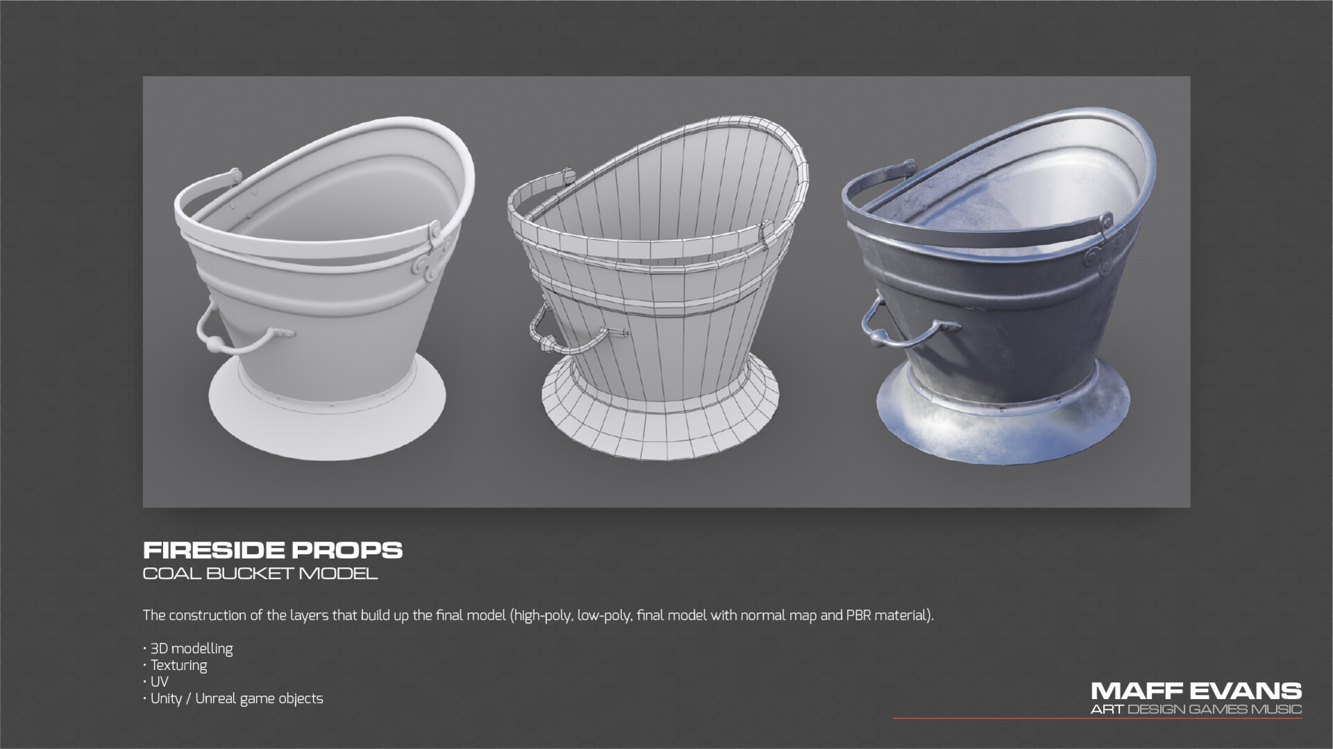 Maff Evans - Coal bucket prop