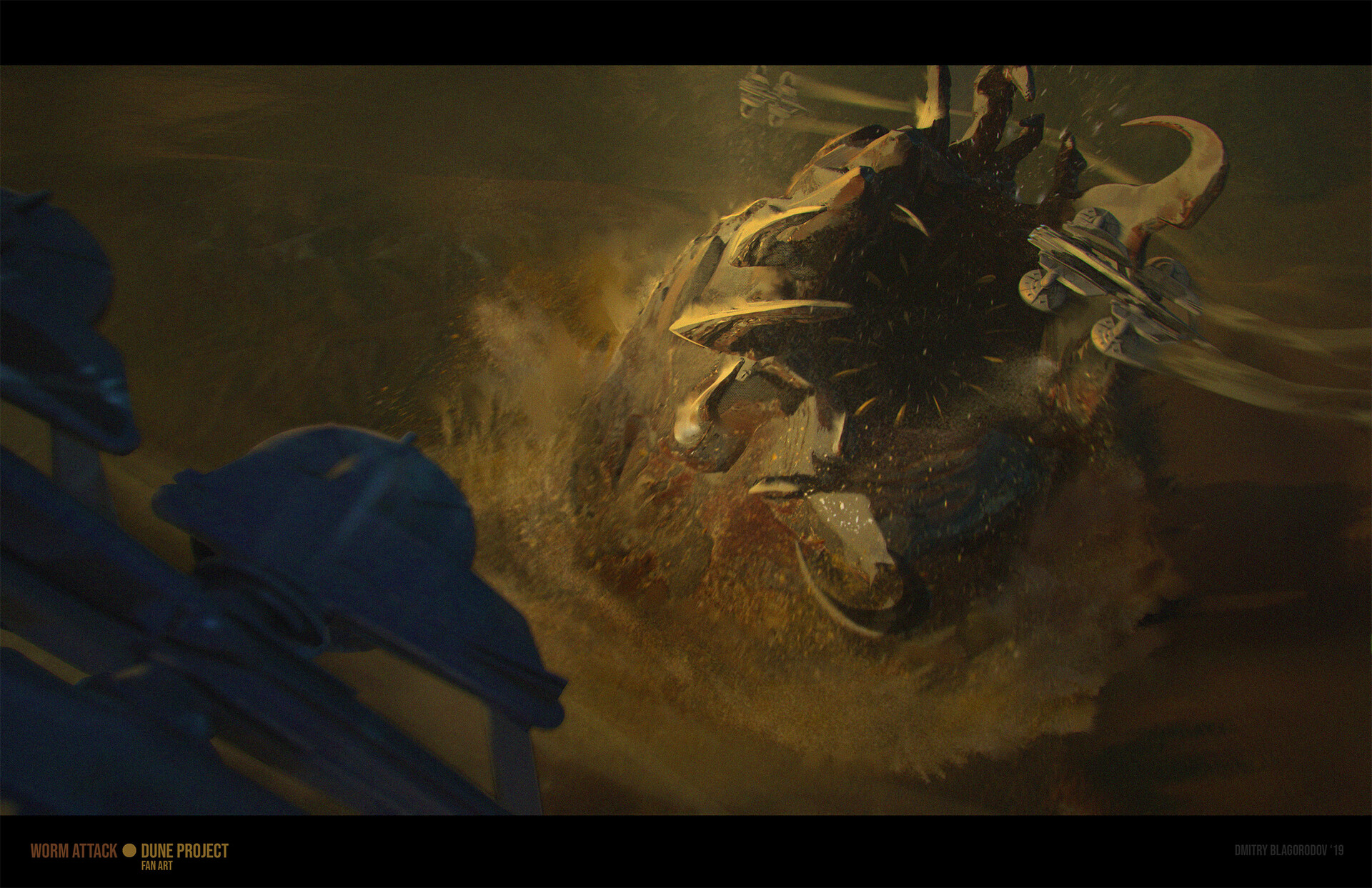 Worm Attack by Dmitry Blagorodov : r/ImaginaryArrakis