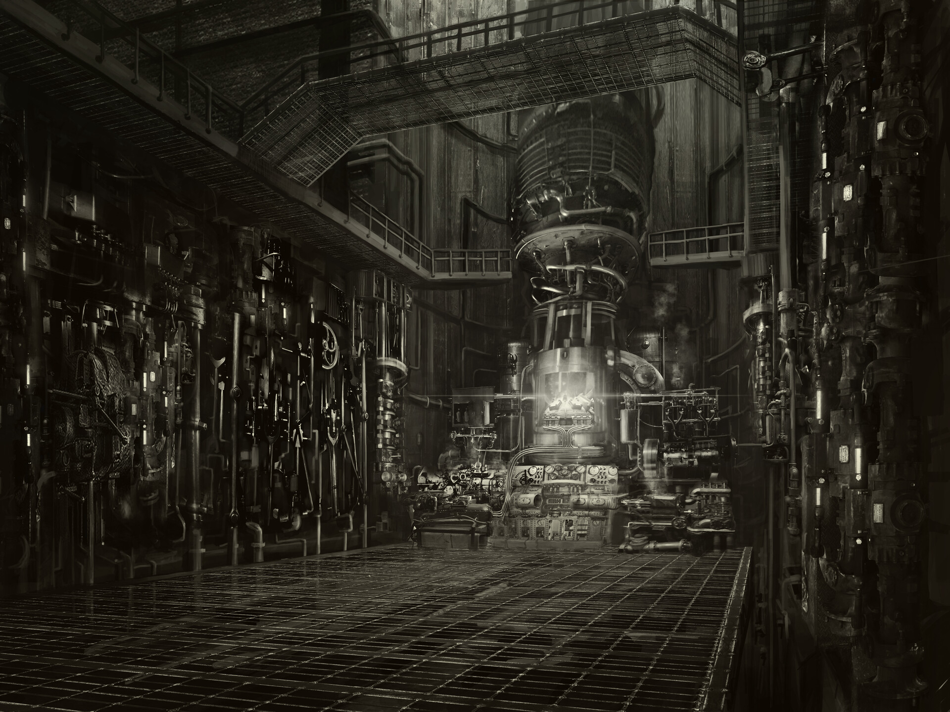 ArtStation - Steam-powered Refinery