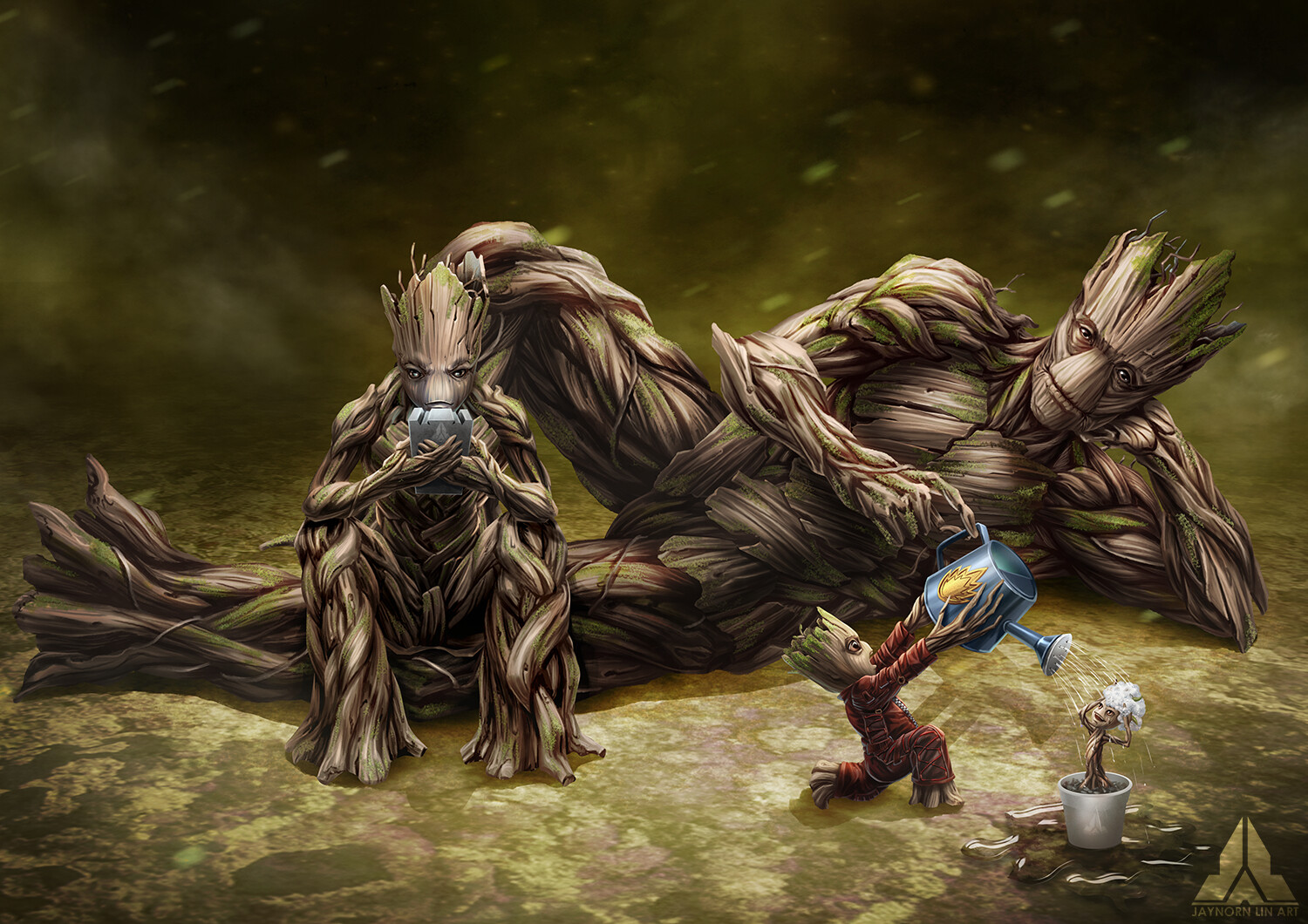 ArtStation - Avengers Infinity War Groot